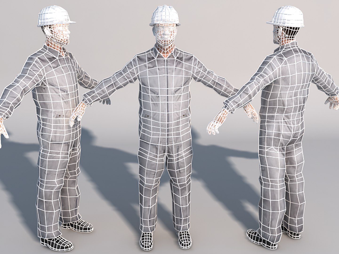 games mechanic 01 3d model