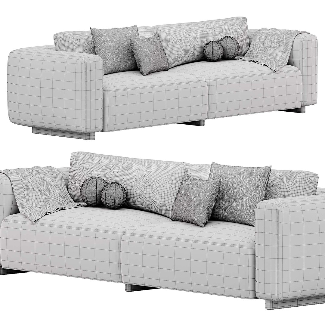 3D Super Soft Sofa By Property Furniture Model - TurboSquid 2244751