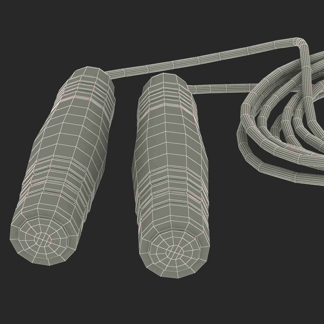 3d model exercise jump rope