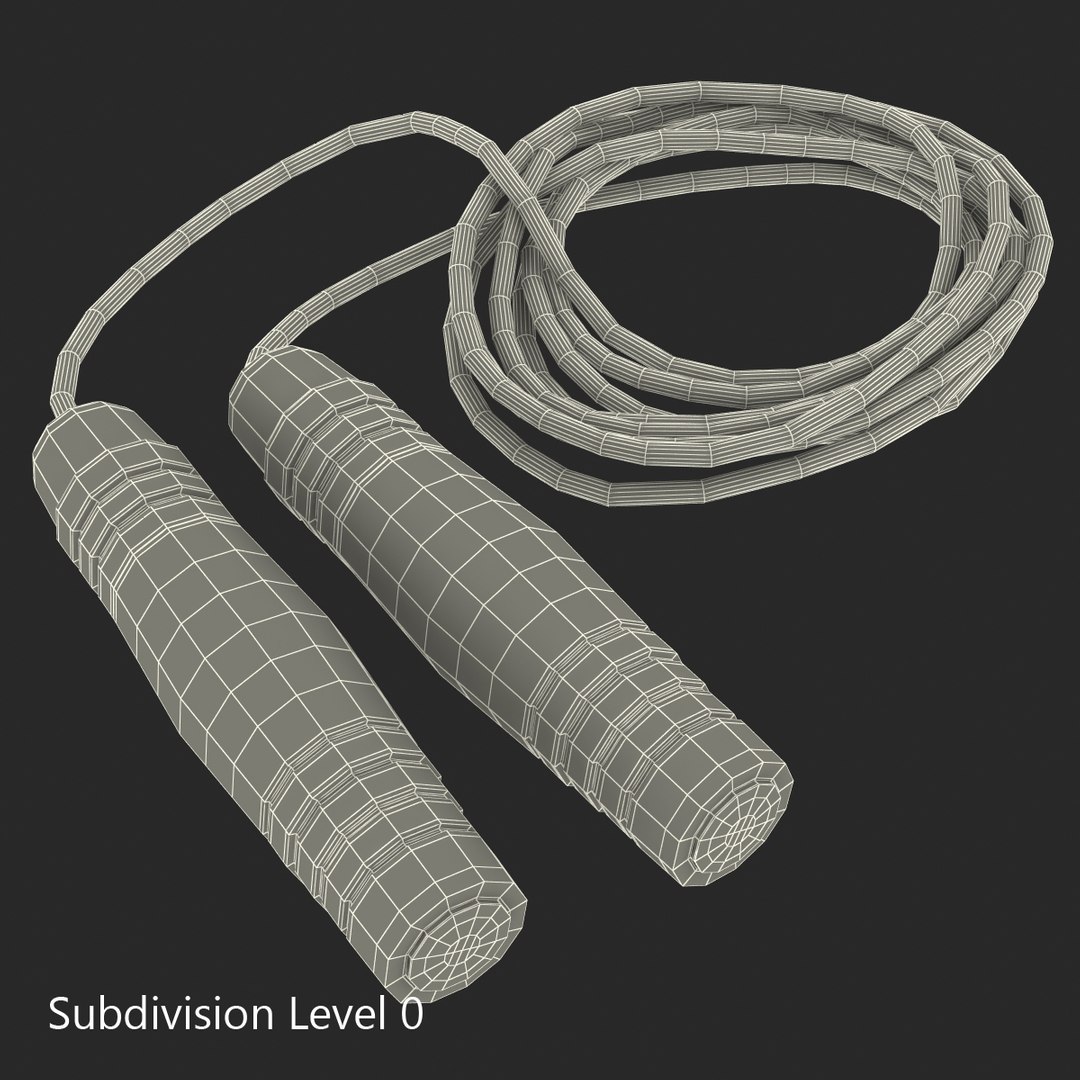 3d Model Exercise Jump Rope