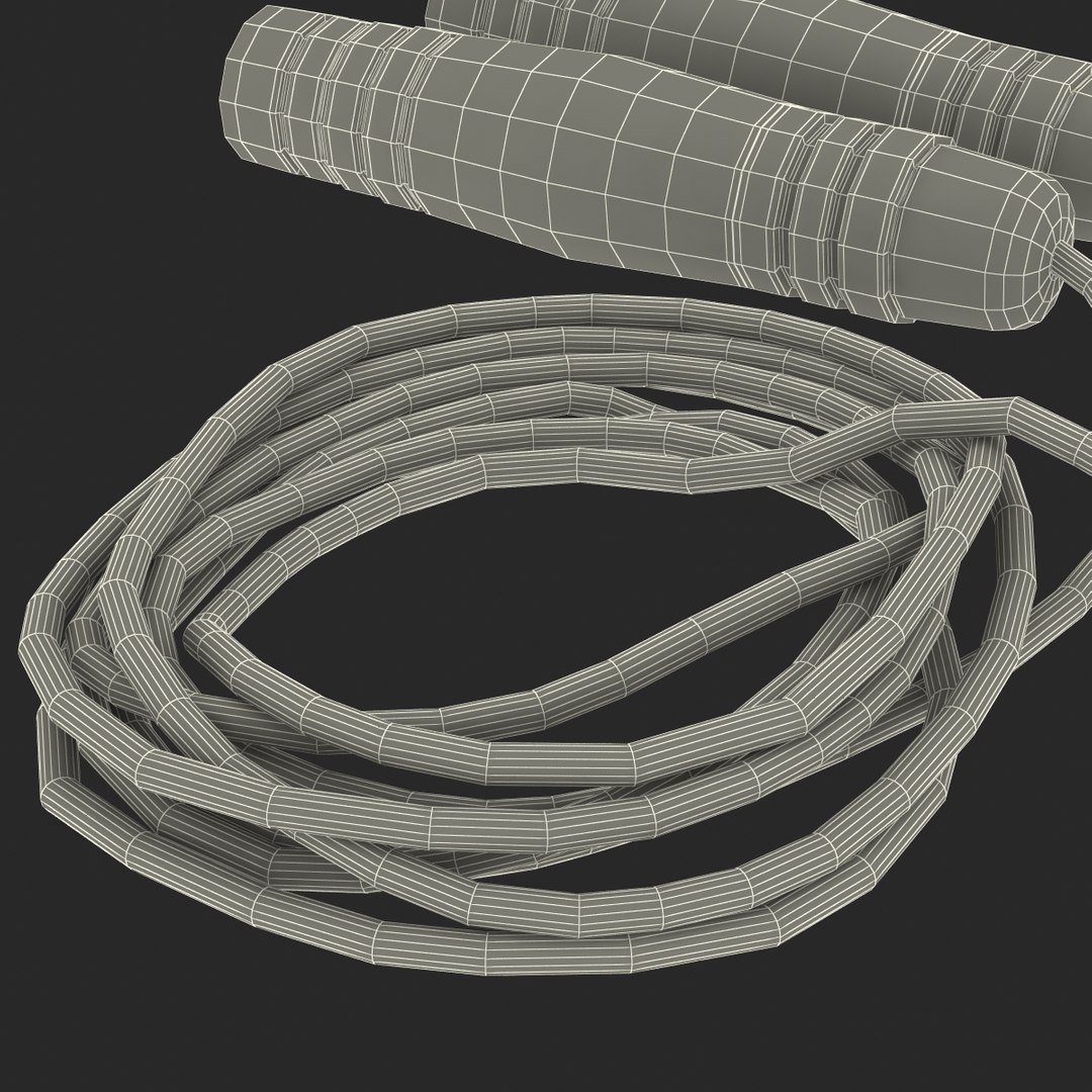 3d model exercise jump rope