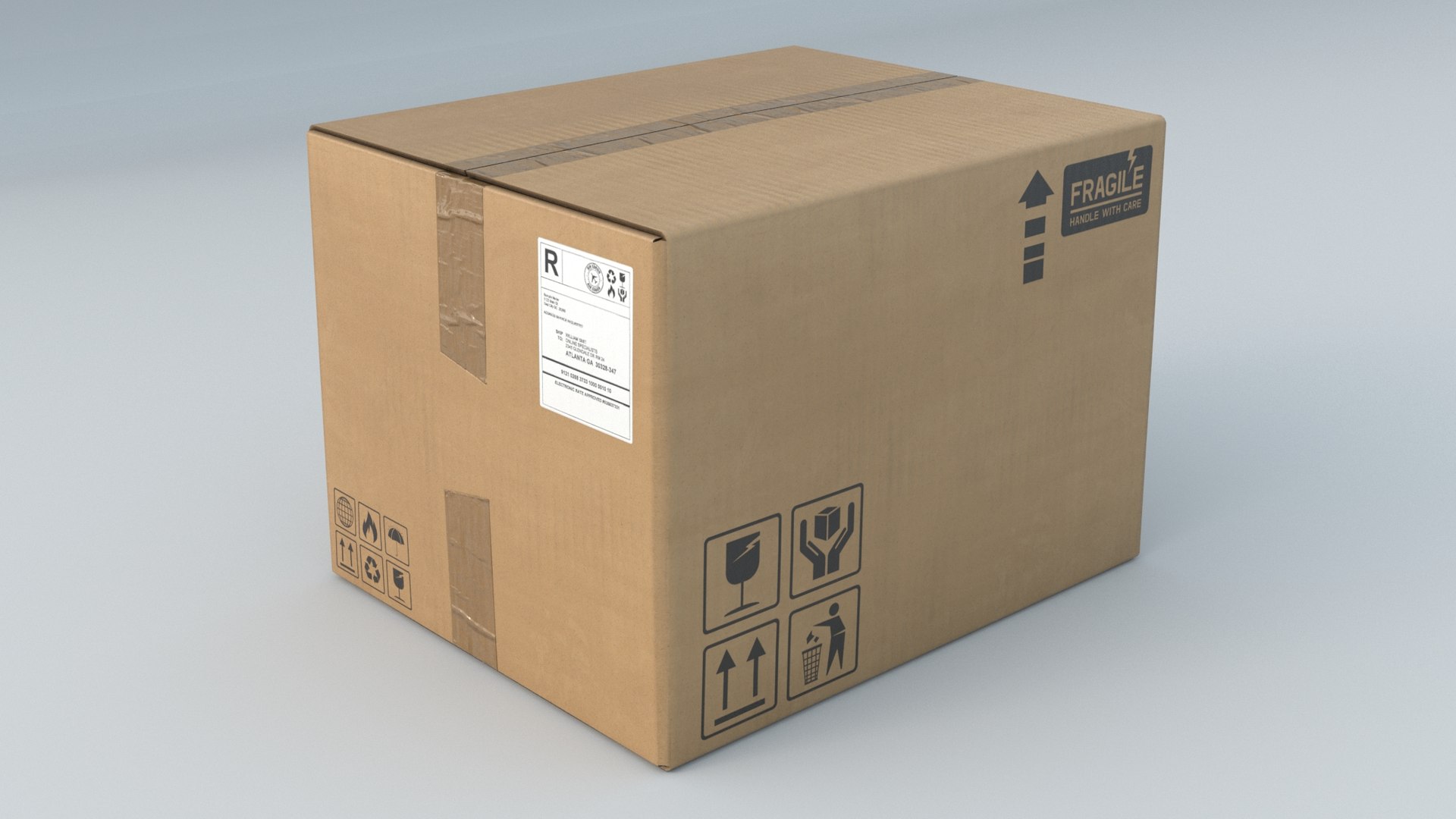 3D Cardboard Boxes New UHD - TurboSquid 2225105