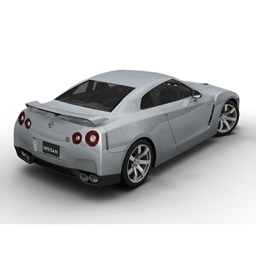 2008 Nissan Gt-r 3d Model