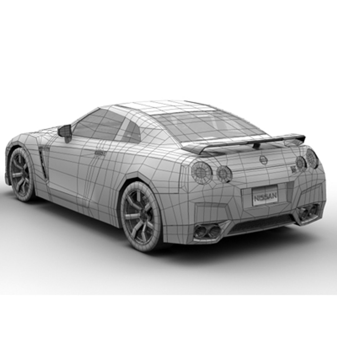 2008 Nissan Gt-r 3d Model