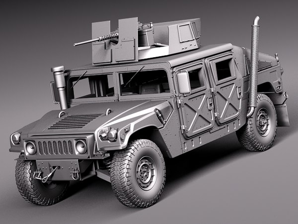 HMMWV 험비 험머 군사 베벨 3D 모델 - TurboSquid 754665