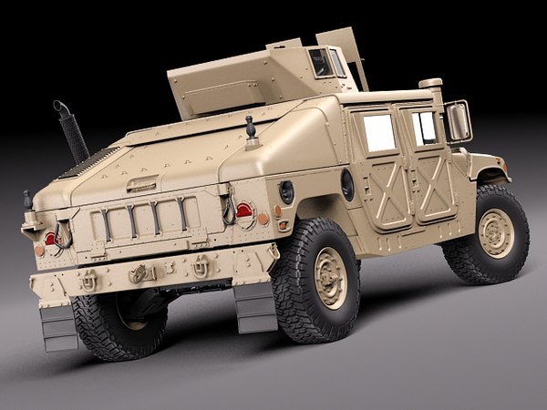 HMMWV Humvee悍马军事Vechicle3D模型 - TurboSquid 754665