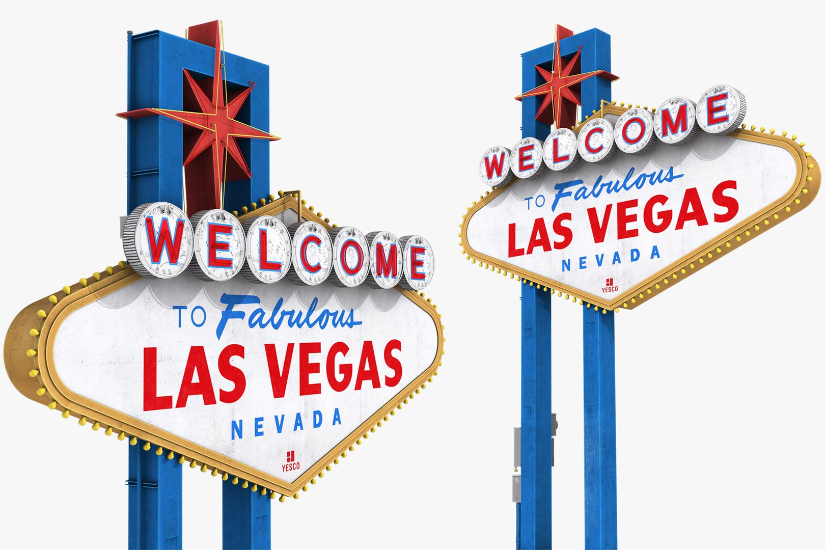 Las Vegas Sign 3D - TurboSquid 1413519