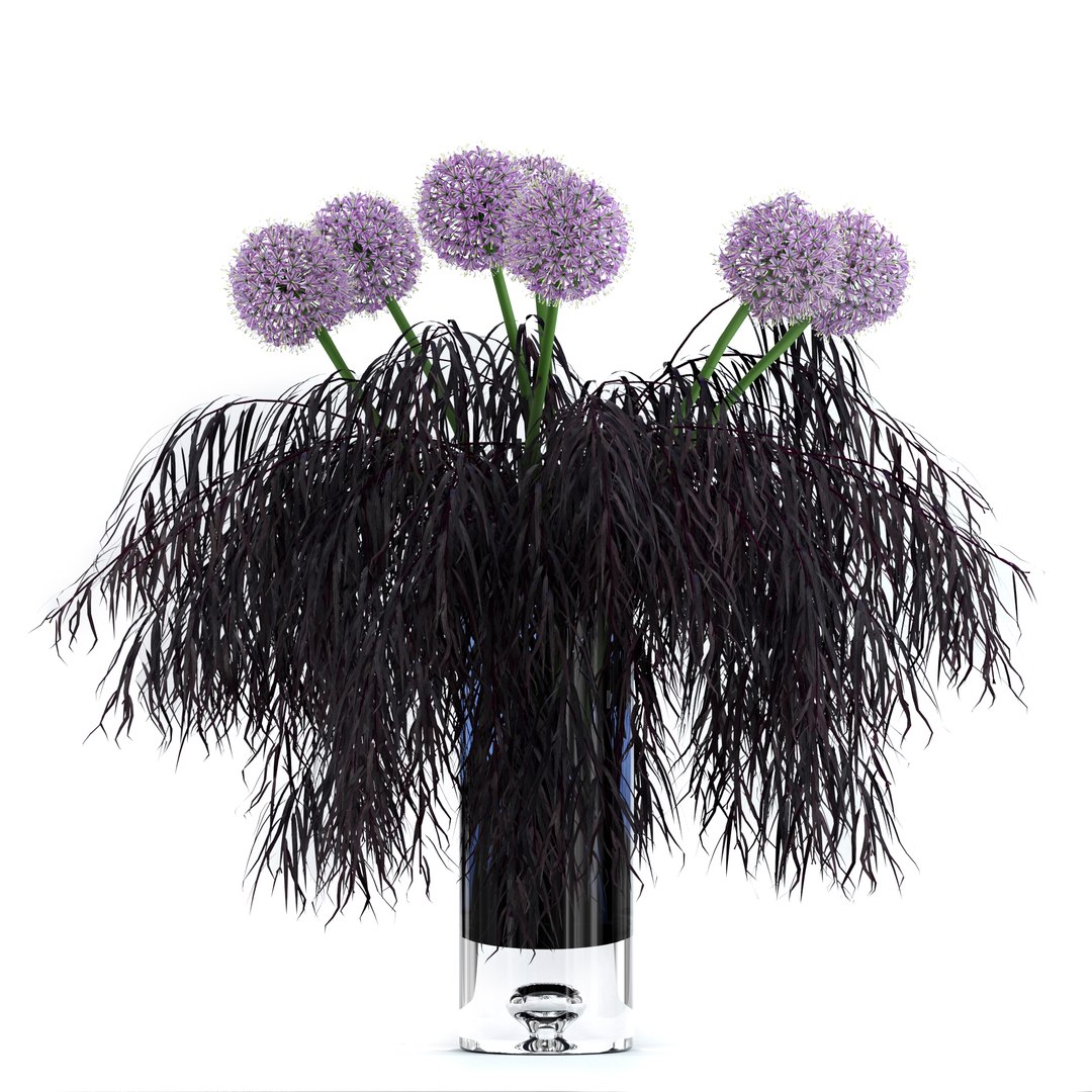 Realistic Agonis Allium Flowers 3D Model - TurboSquid 1219295