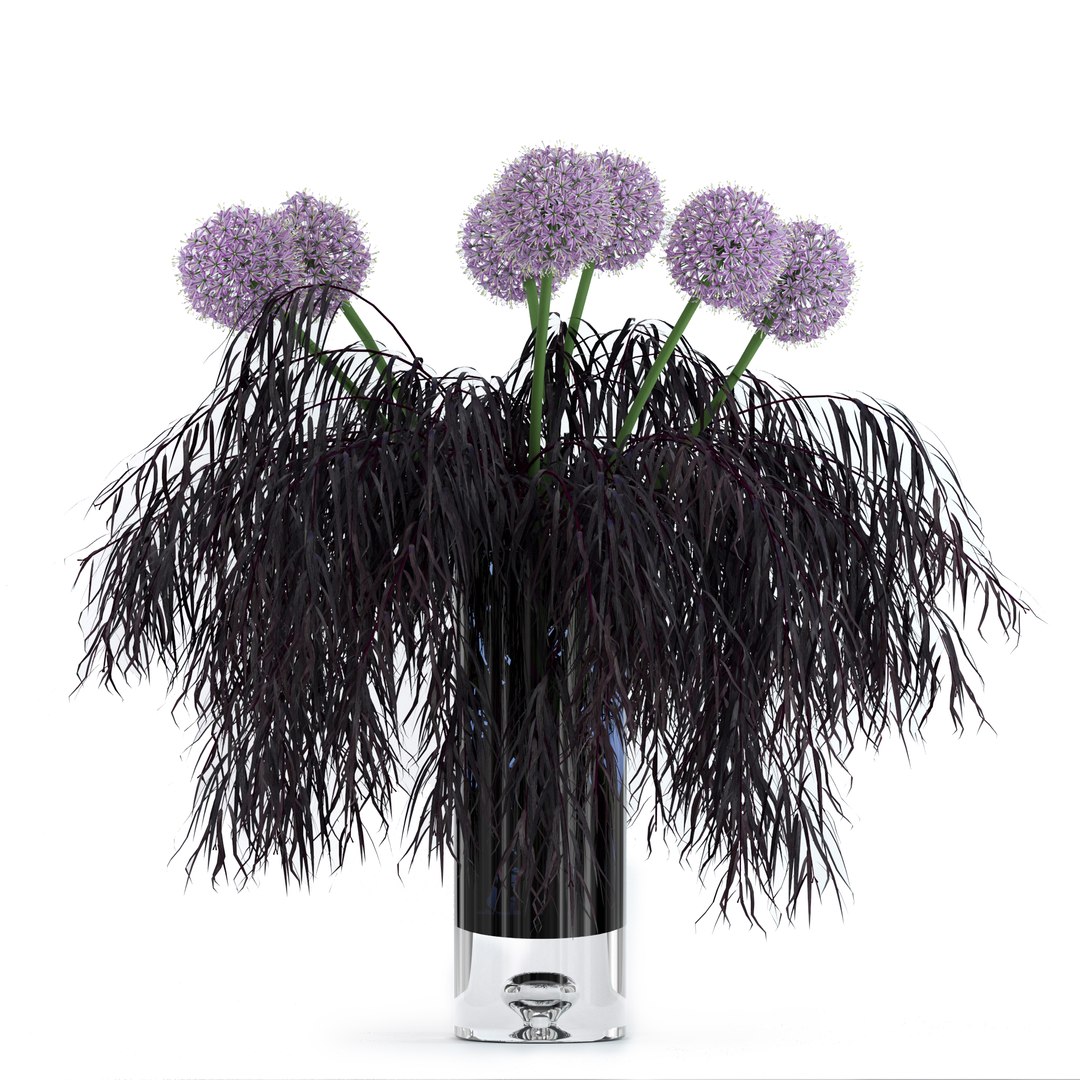 Realistic Agonis Allium Flowers 3D Model - TurboSquid 1219295