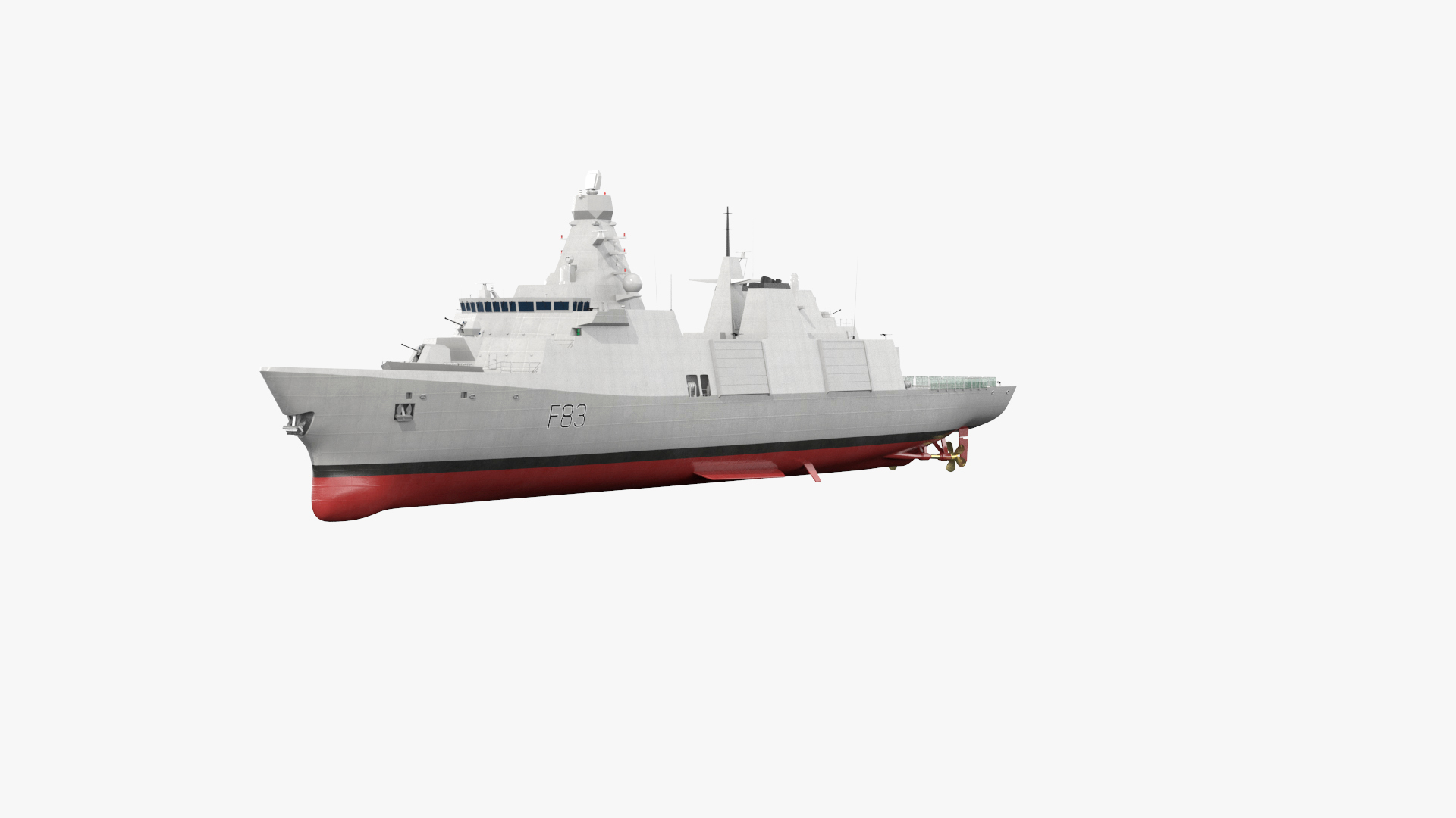 3D Frigate Type 31 Polish Navy - TurboSquid 2314083