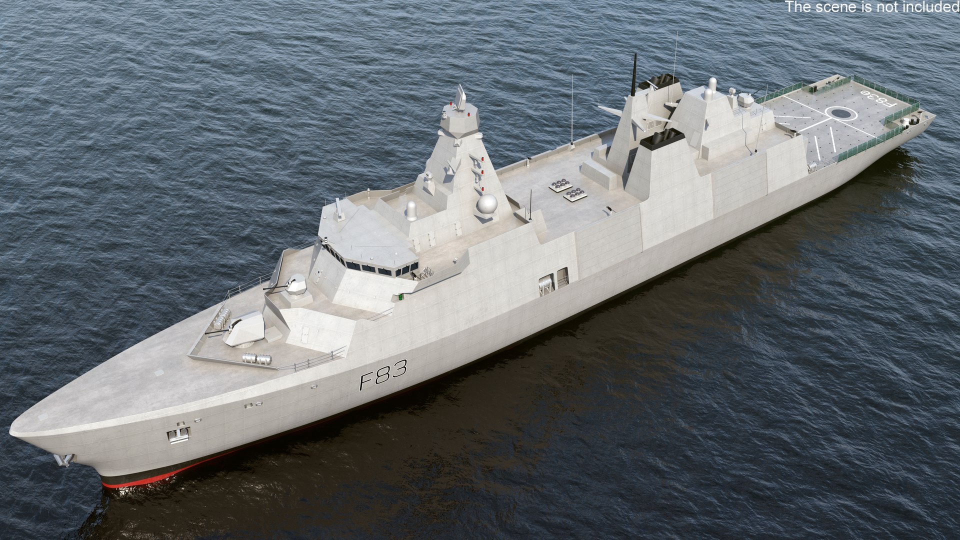 3D Frigate Type 31 Polish Navy - TurboSquid 2314083