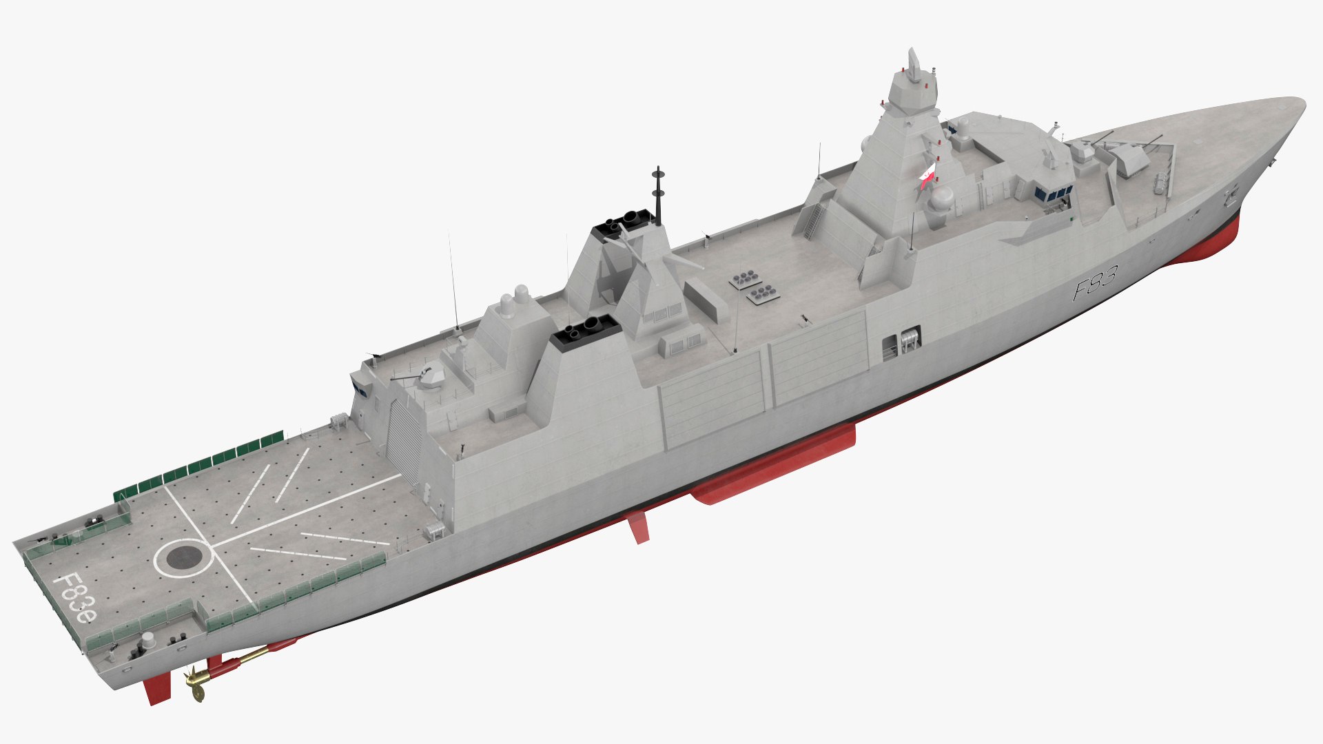 3D Frigate Type 31 Polish Navy - TurboSquid 2314083