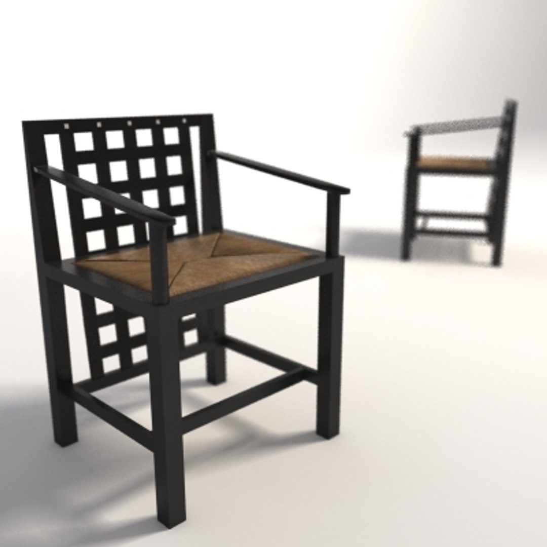 3d model of charles rennie mackintosh ds3