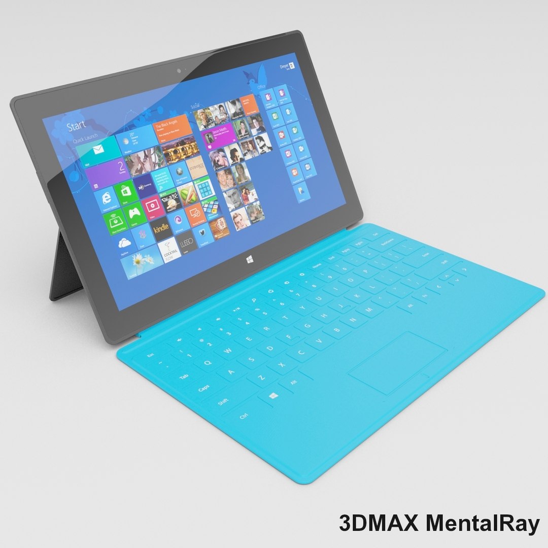 Microsoft Surface Pro 3d Obj