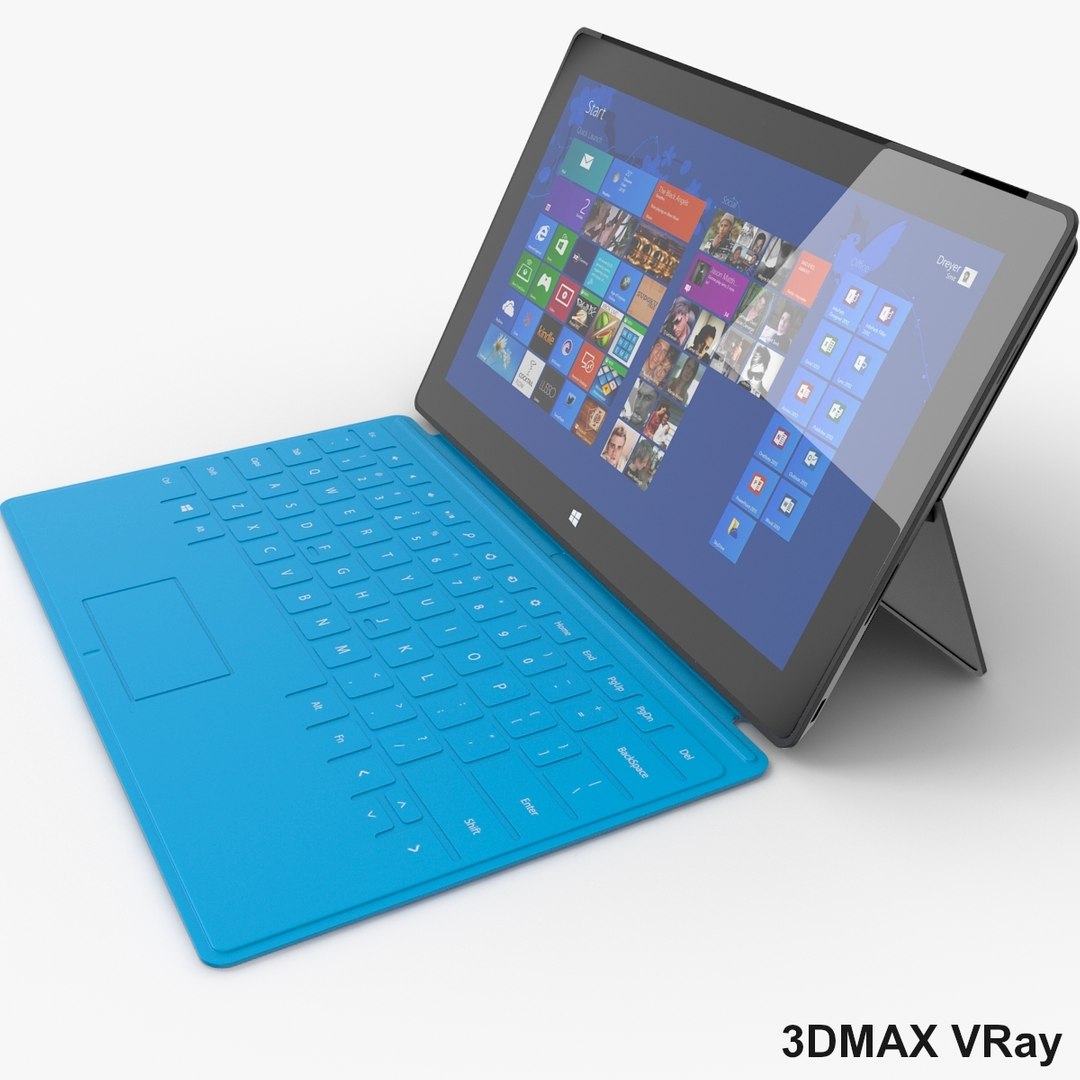 Microsoft Surface Pro 3d Obj