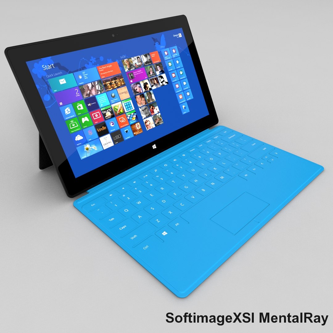 Microsoft Surface Pro 3d Obj