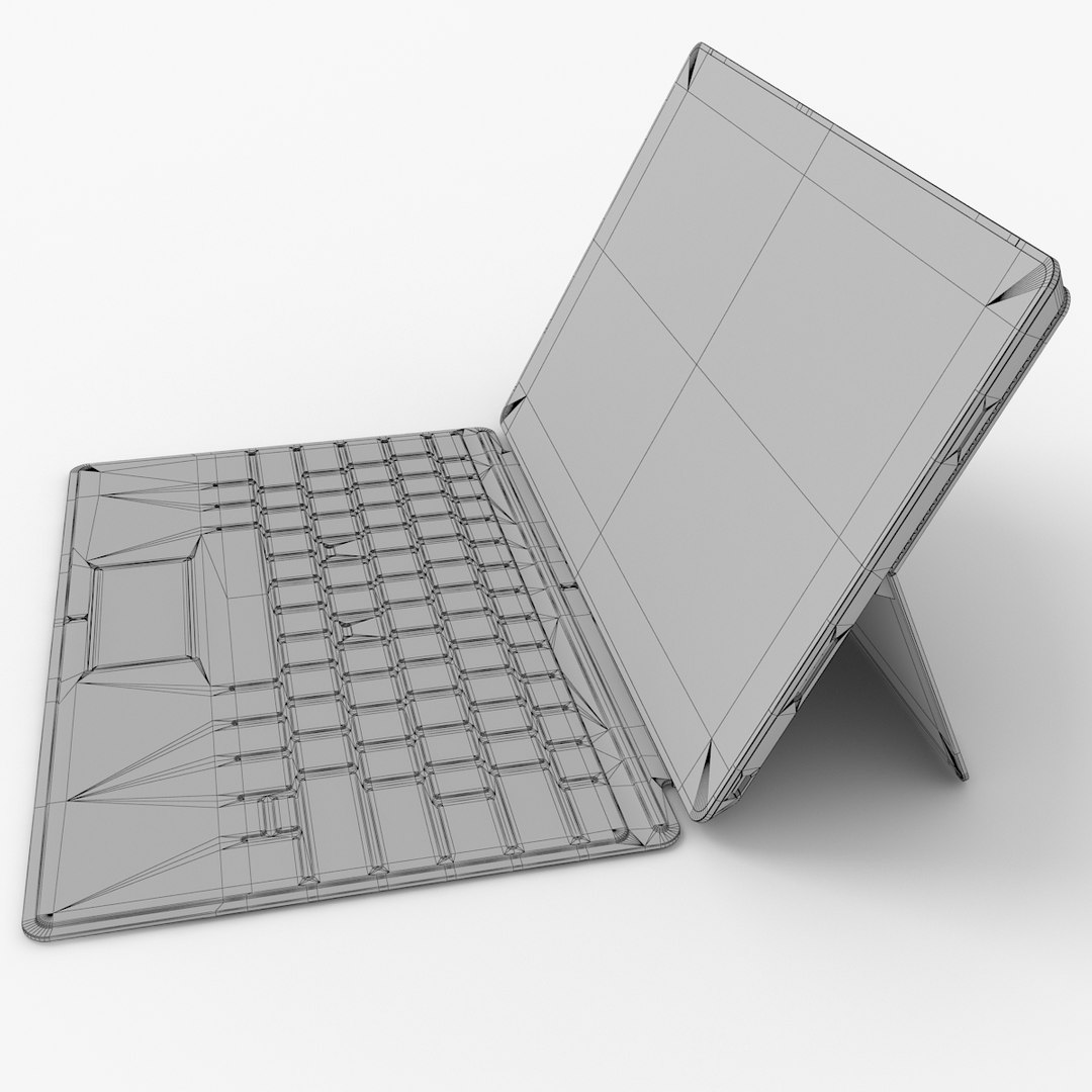 microsoft surface pro 3d obj