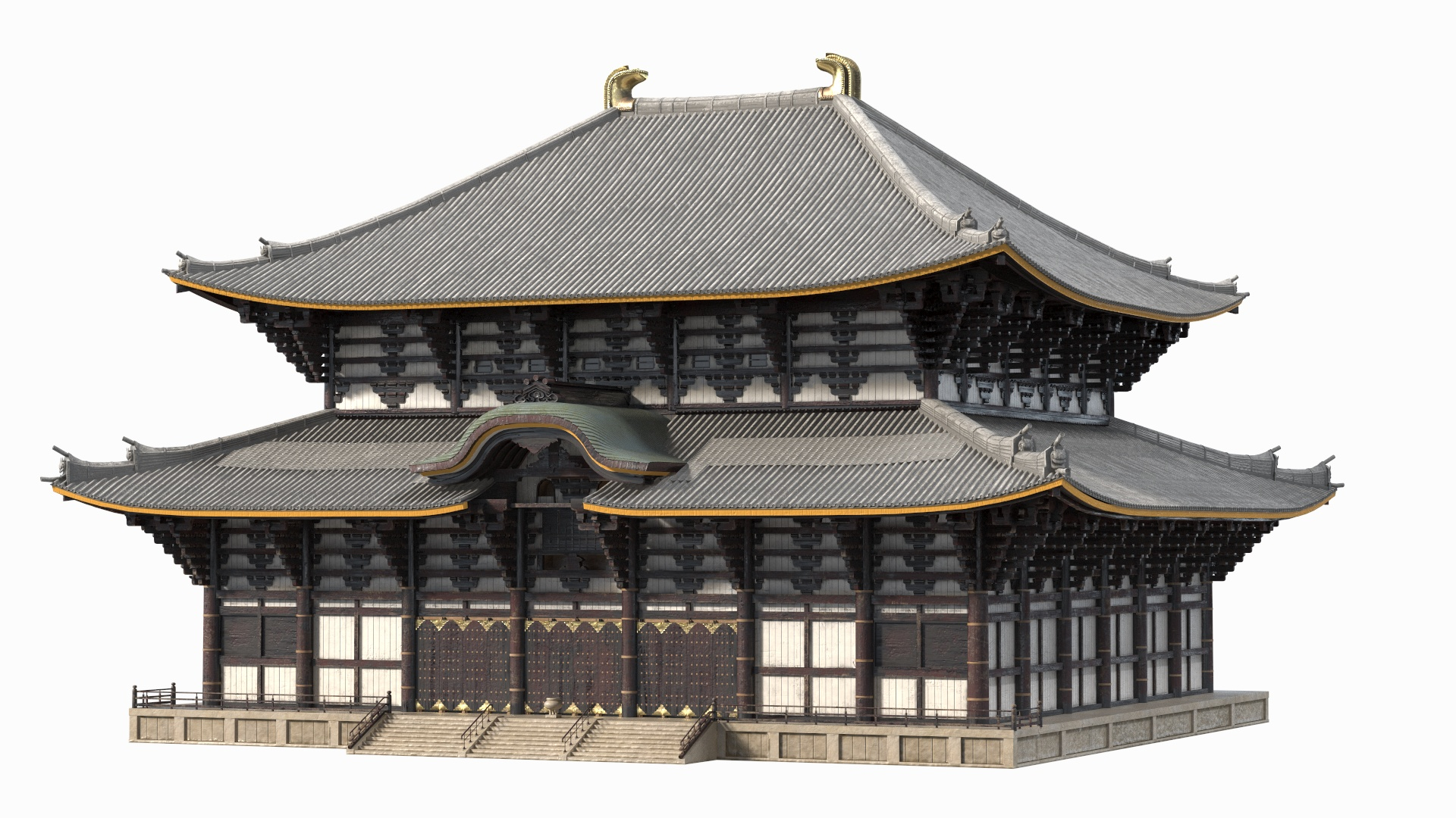 3D Model Asian Buildings Collection - TurboSquid 2199576