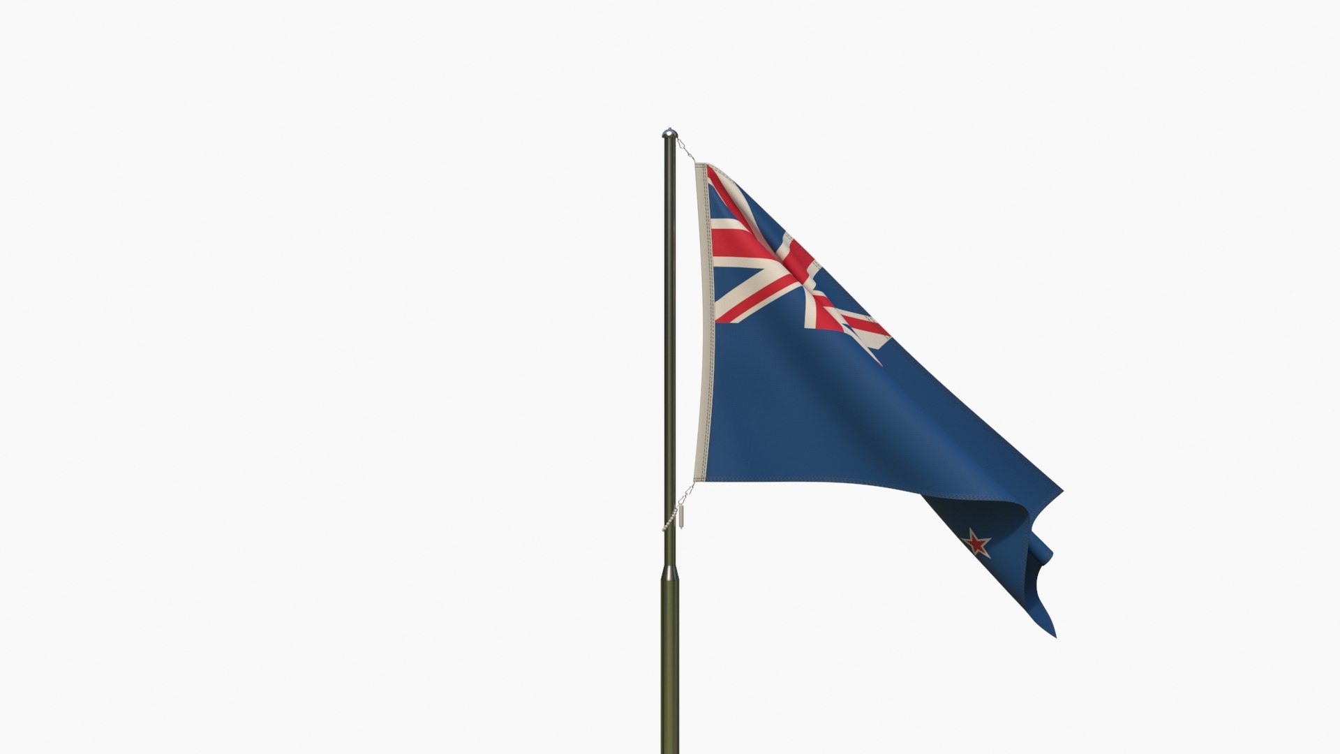 3D Animated New Zealand Flag - TurboSquid 1798229