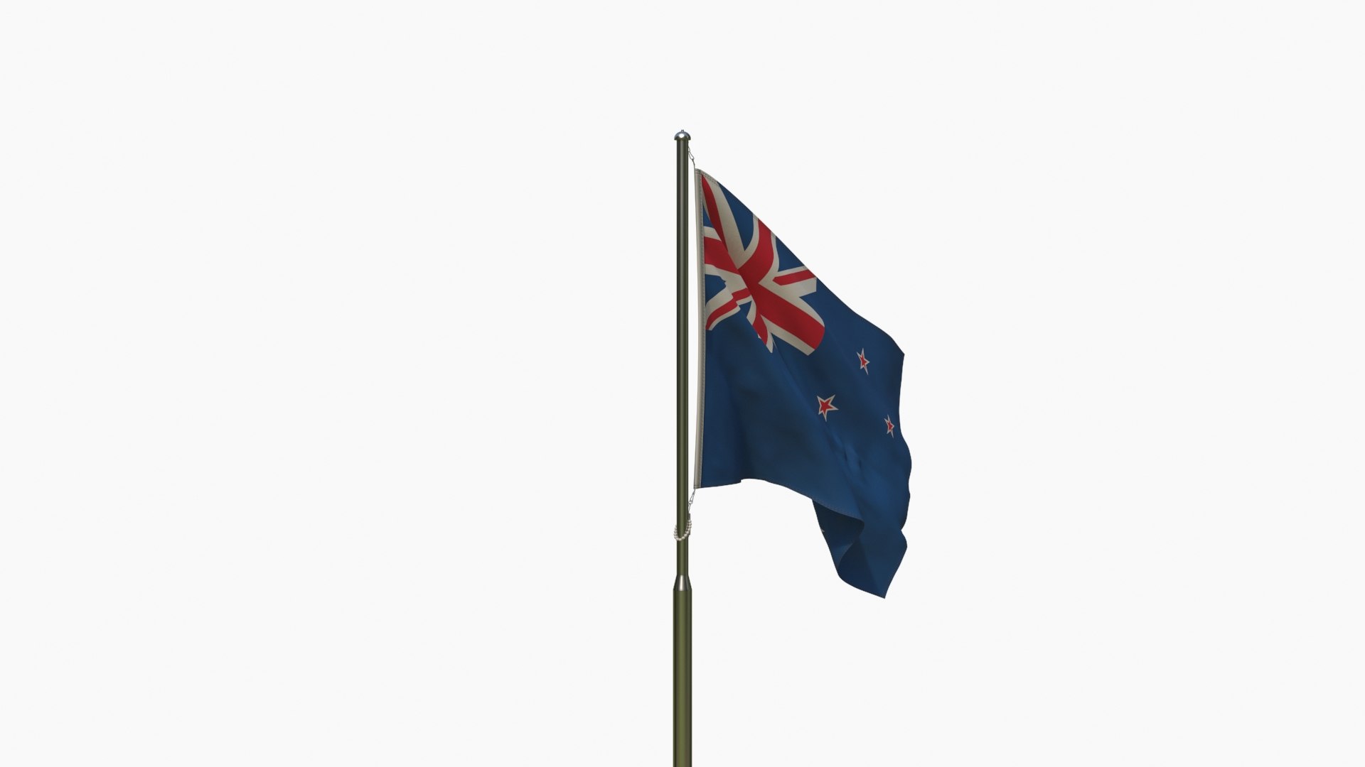 3D Animated New Zealand Flag - TurboSquid 1798229
