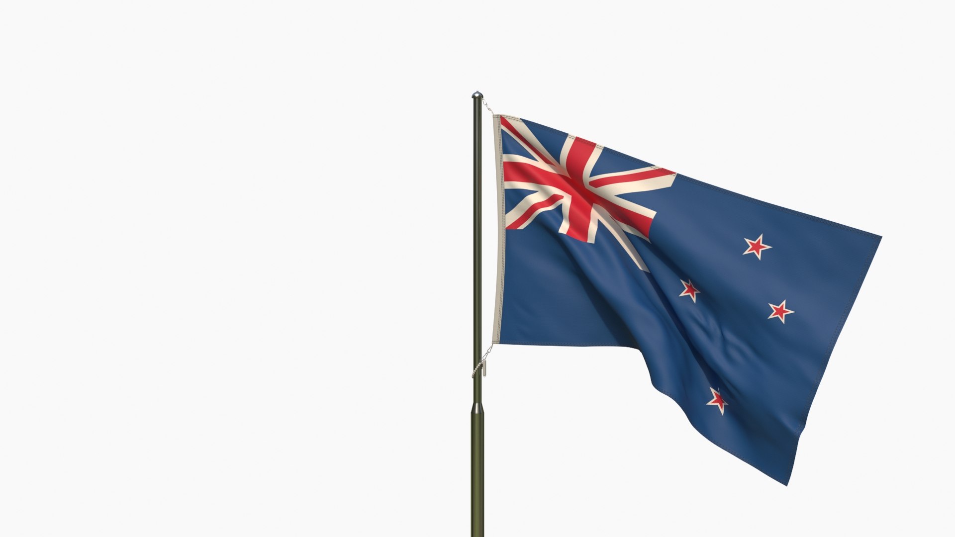 3D Animated New Zealand Flag - TurboSquid 1798229