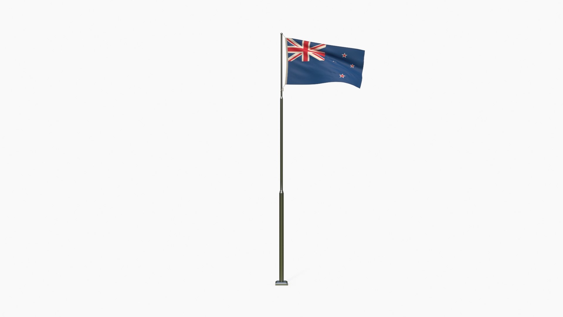 3D Animated New Zealand Flag - TurboSquid 1798229