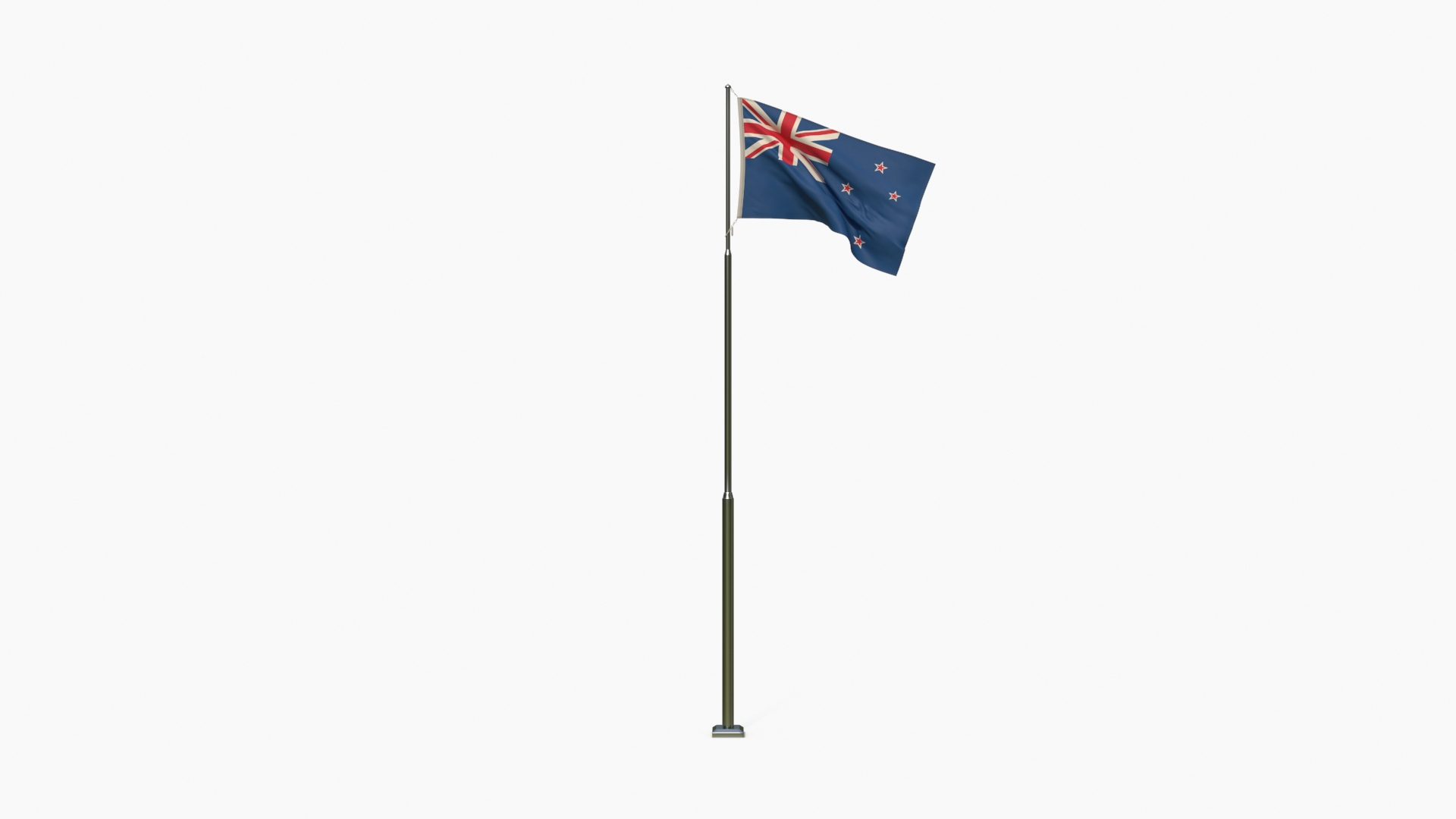 3D Animated New Zealand Flag - TurboSquid 1798229