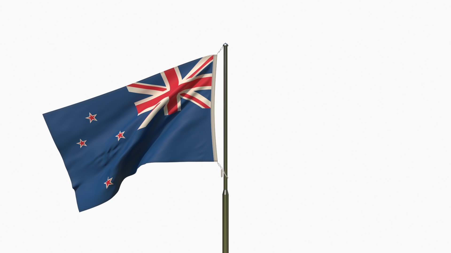 3D Animated New Zealand Flag - TurboSquid 1798229