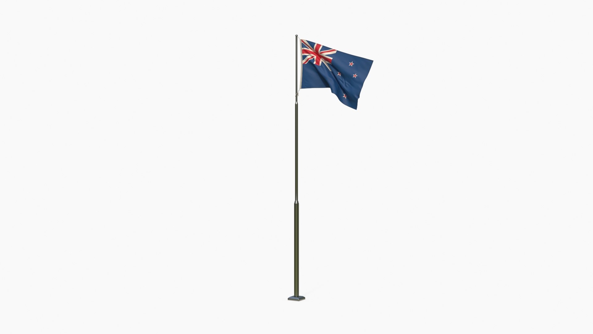 3D Animated New Zealand Flag - TurboSquid 1798229