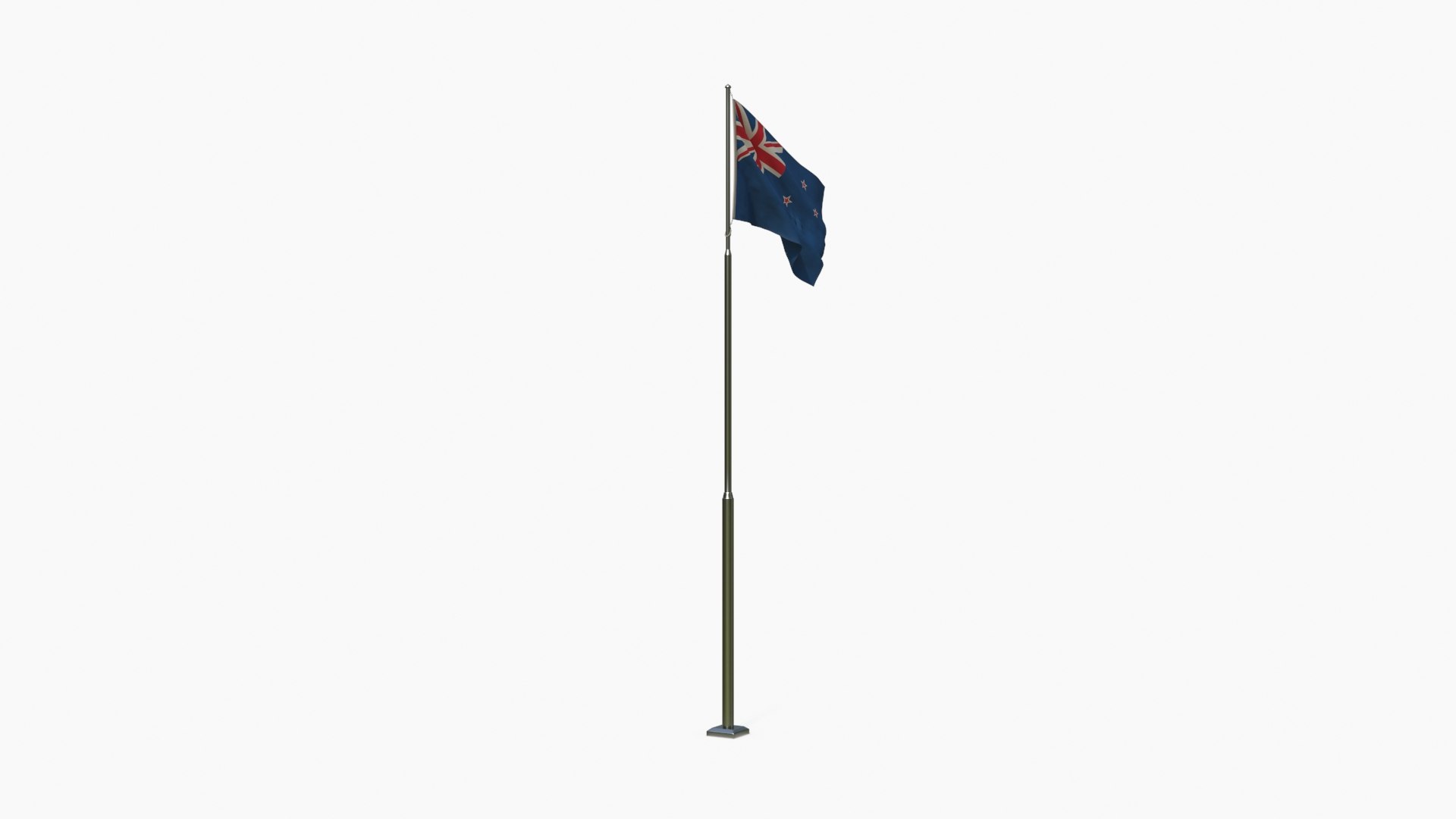 3D Animated New Zealand Flag - TurboSquid 1798229