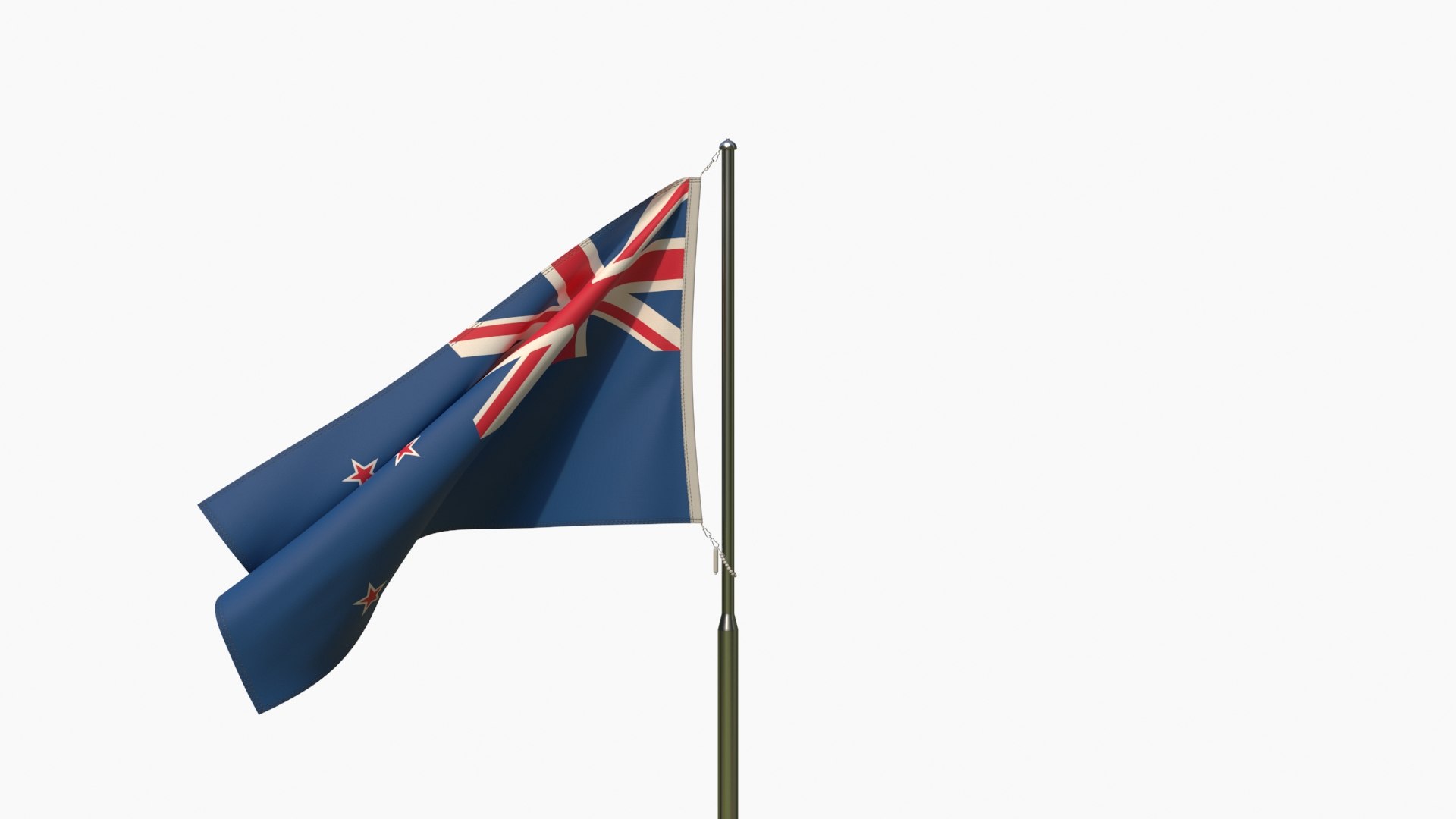 3D Animated New Zealand Flag - TurboSquid 1798229