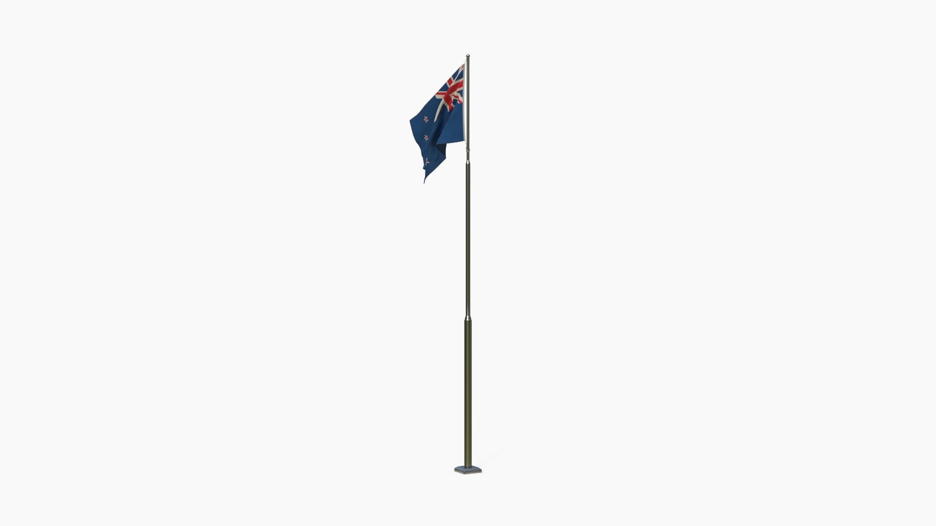 3D Animated New Zealand Flag - TurboSquid 1798229