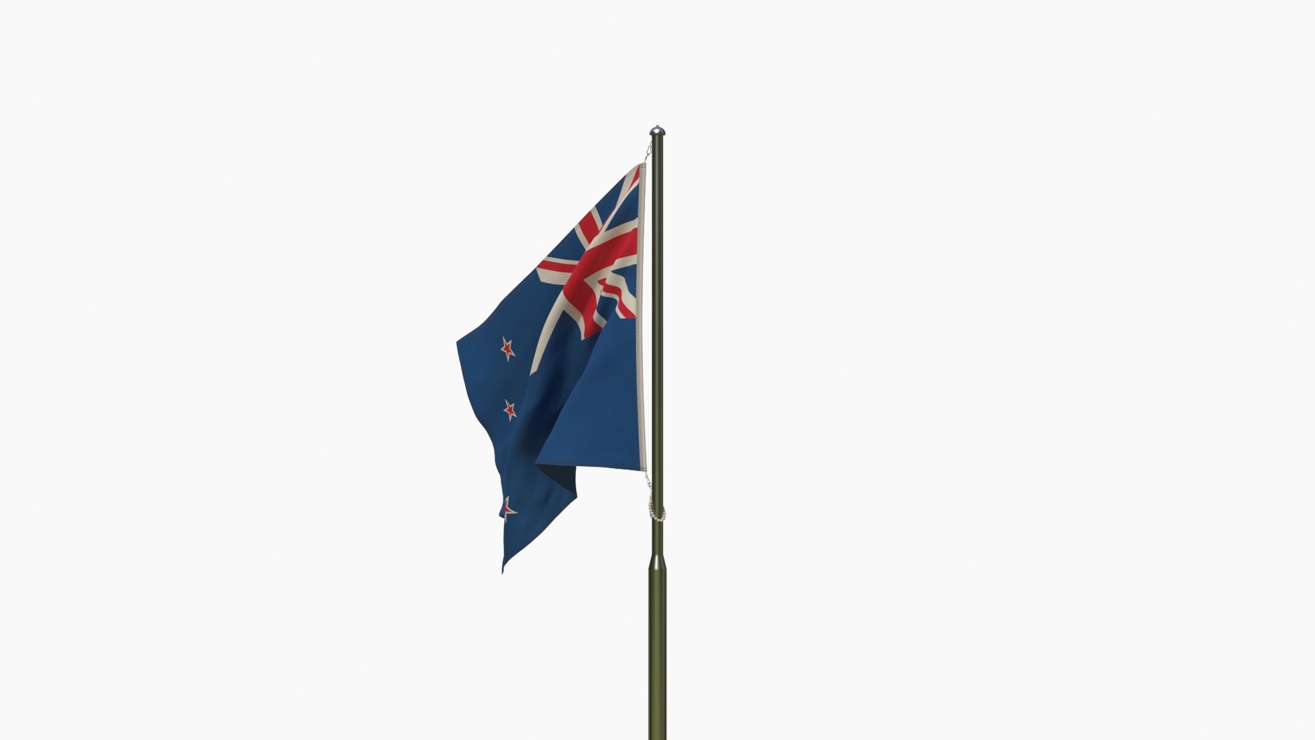 3D Animated New Zealand Flag - TurboSquid 1798229