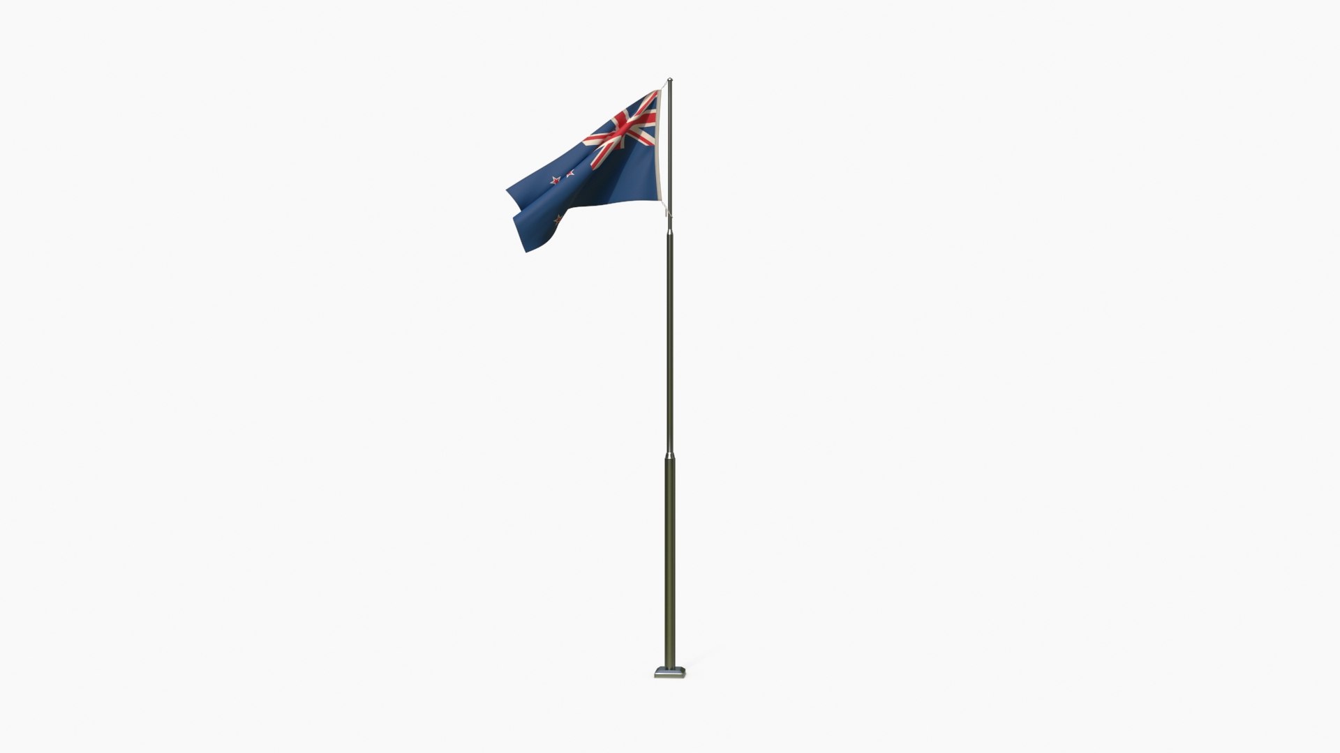 3D Animated New Zealand Flag - TurboSquid 1798229