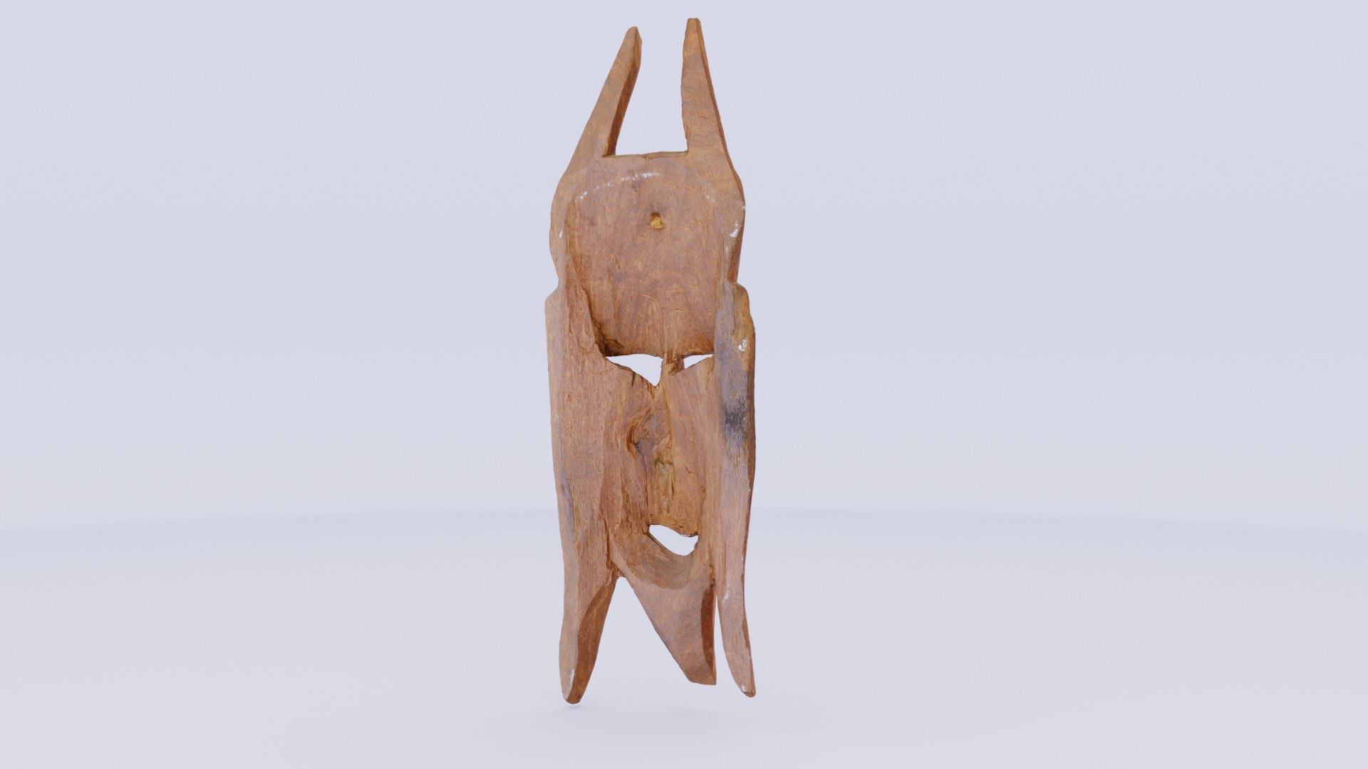 African mask 02 hypoly 3D model - TurboSquid 1708499