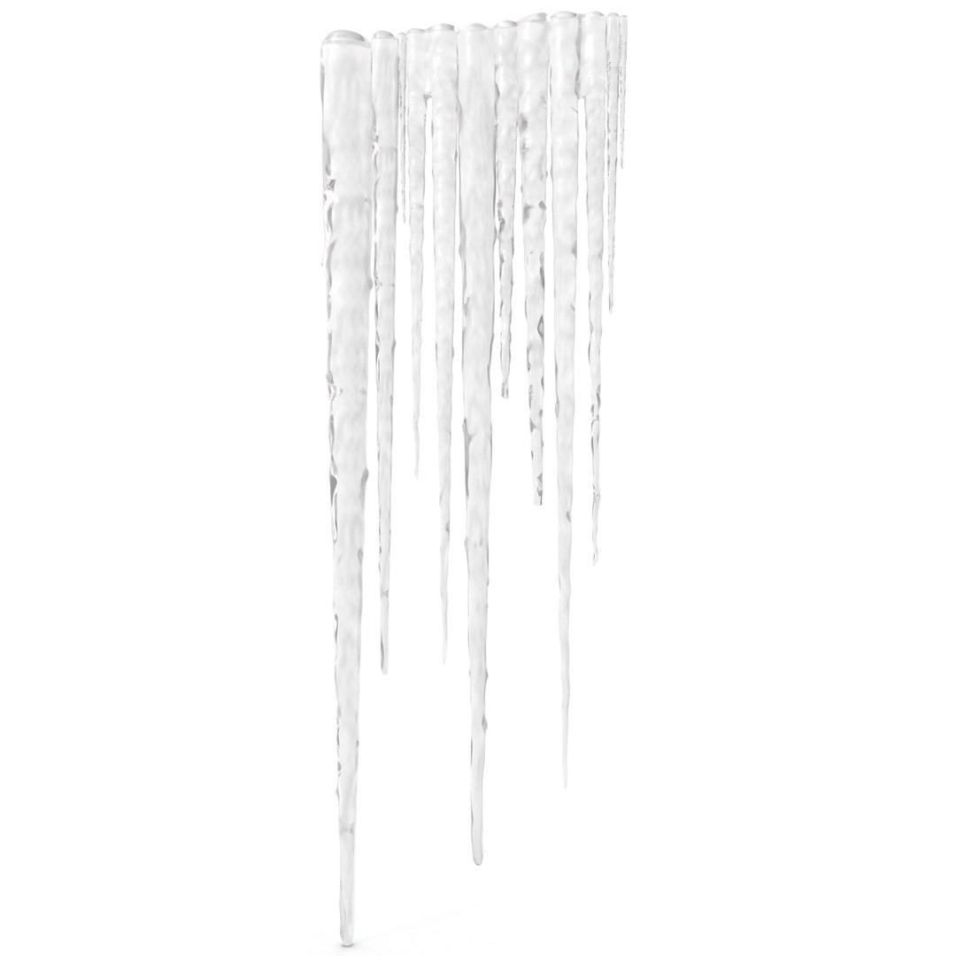 3d Icicles 2 Model