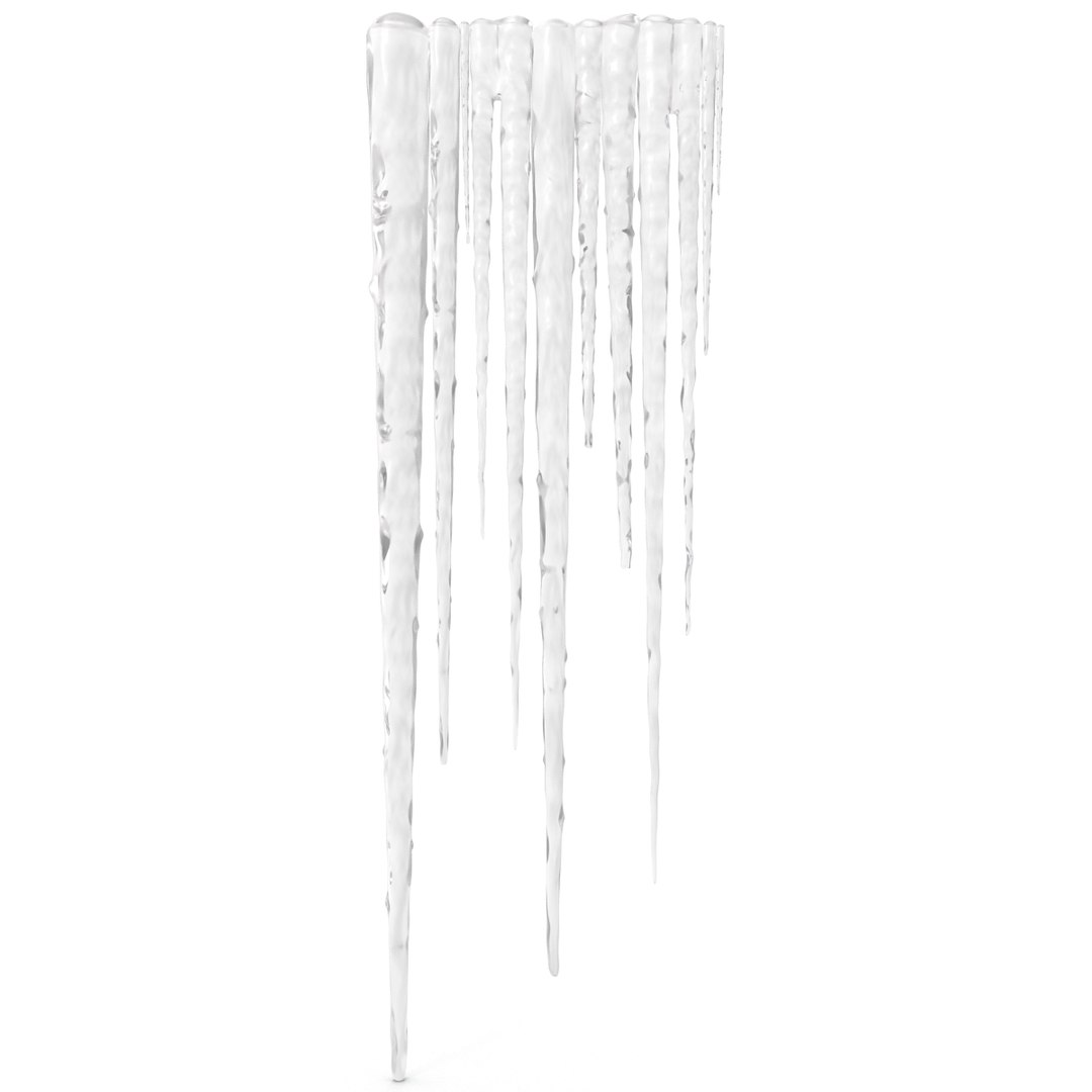 3d Icicles 2 Model