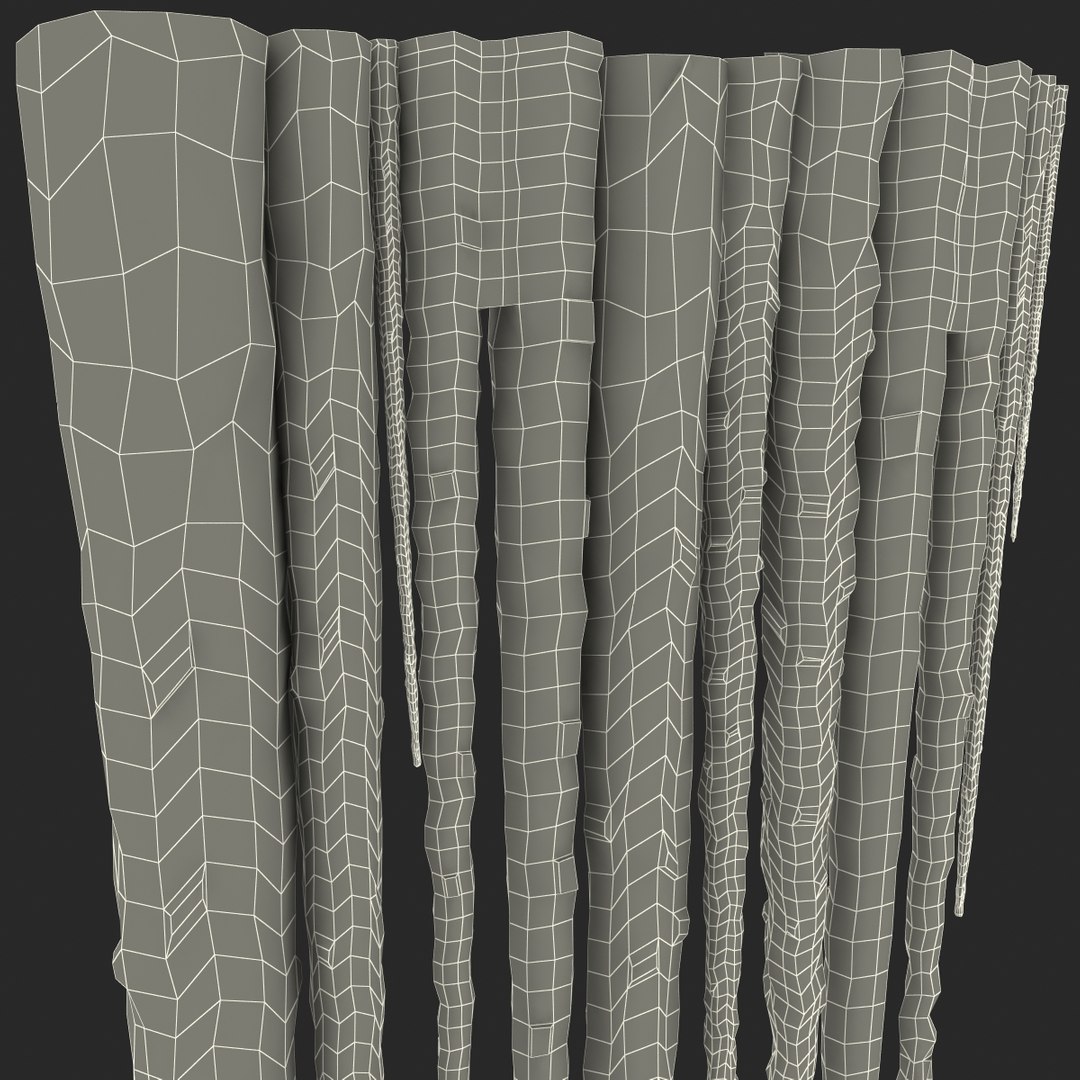 3d Icicles 2 Model