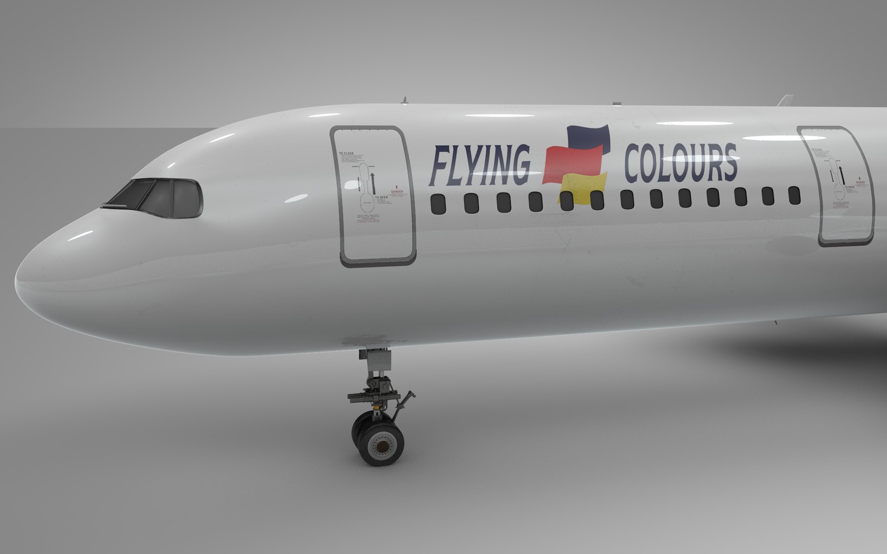 A321 Neo Flying Colours 3D Model - TurboSquid 1640153