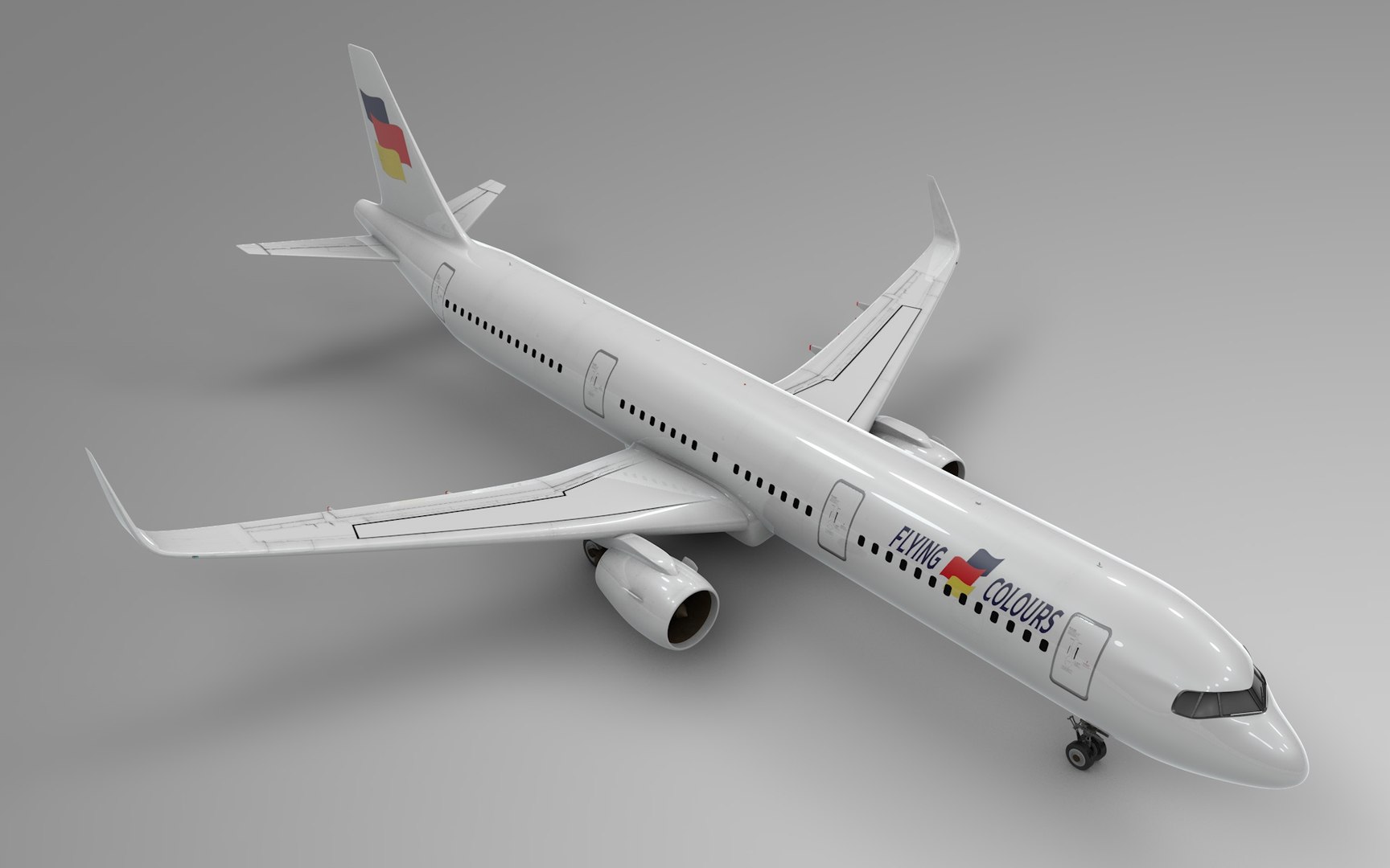 A321 Neo Flying Colours 3D Model - TurboSquid 1640153