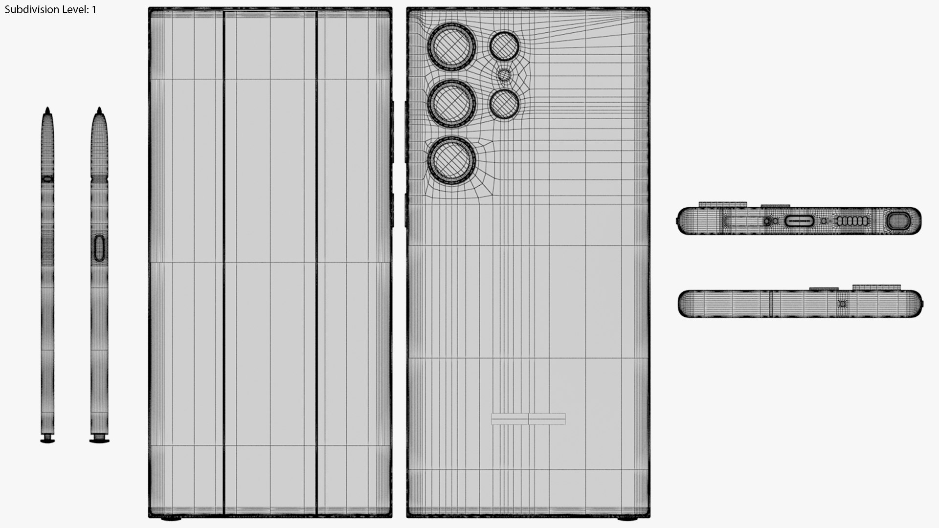 3D Samsung Galaxy S23 Ultra Graphite Model - TurboSquid 2022466