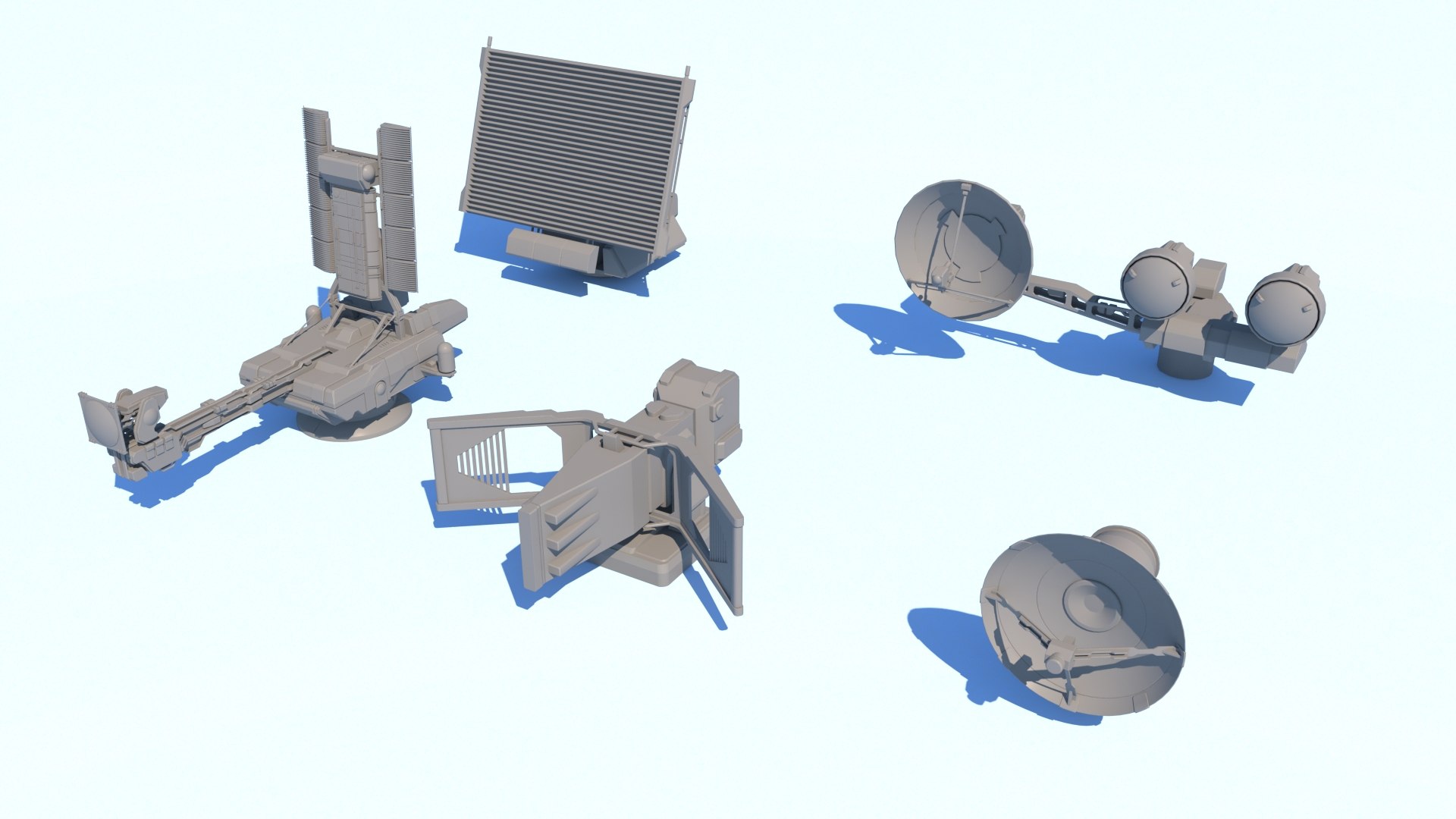 Radar Set 3D Model - TurboSquid 1595195