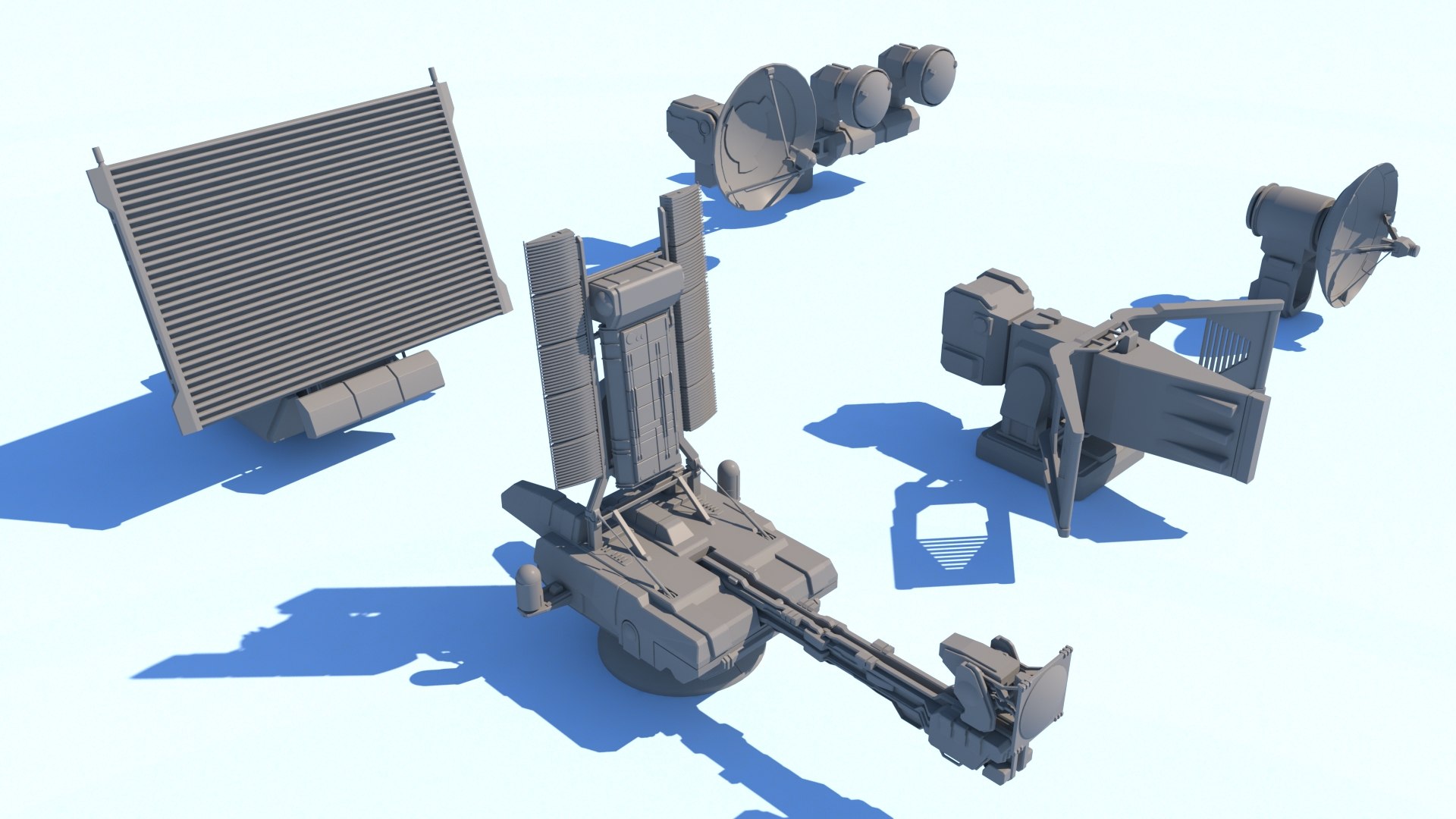 Radar Set 3D Model - TurboSquid 1595195