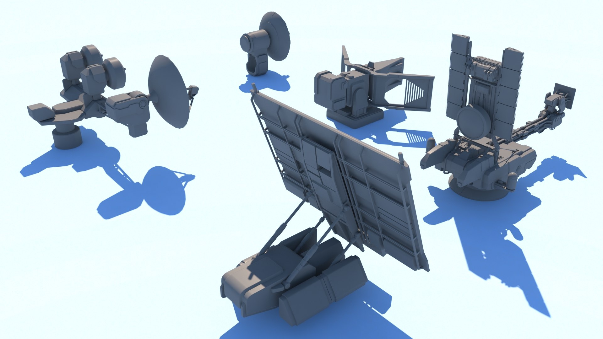 Radar Set 3D Model - TurboSquid 1595195