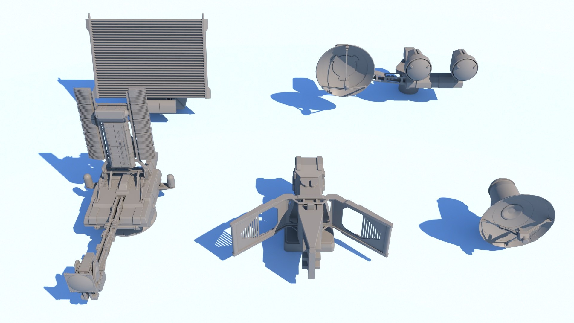 Radar Set 3D Model - TurboSquid 1595195