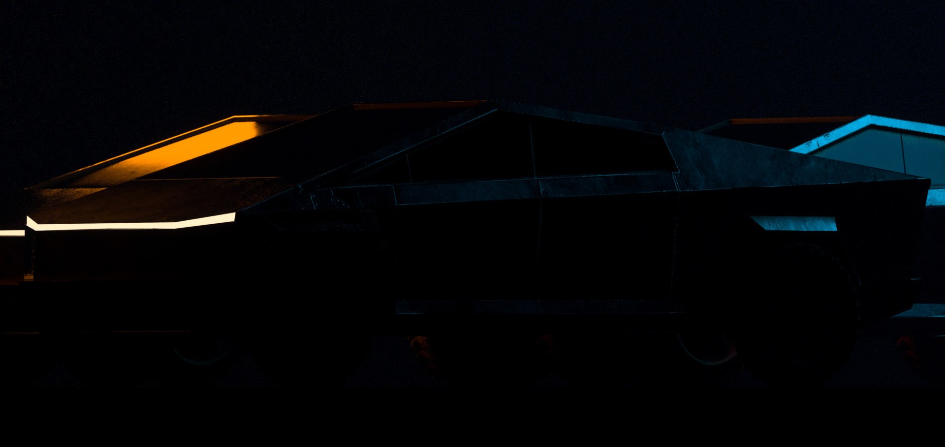 Cyber Punk Tesla Cybertruck 3D Model - TurboSquid 1480629