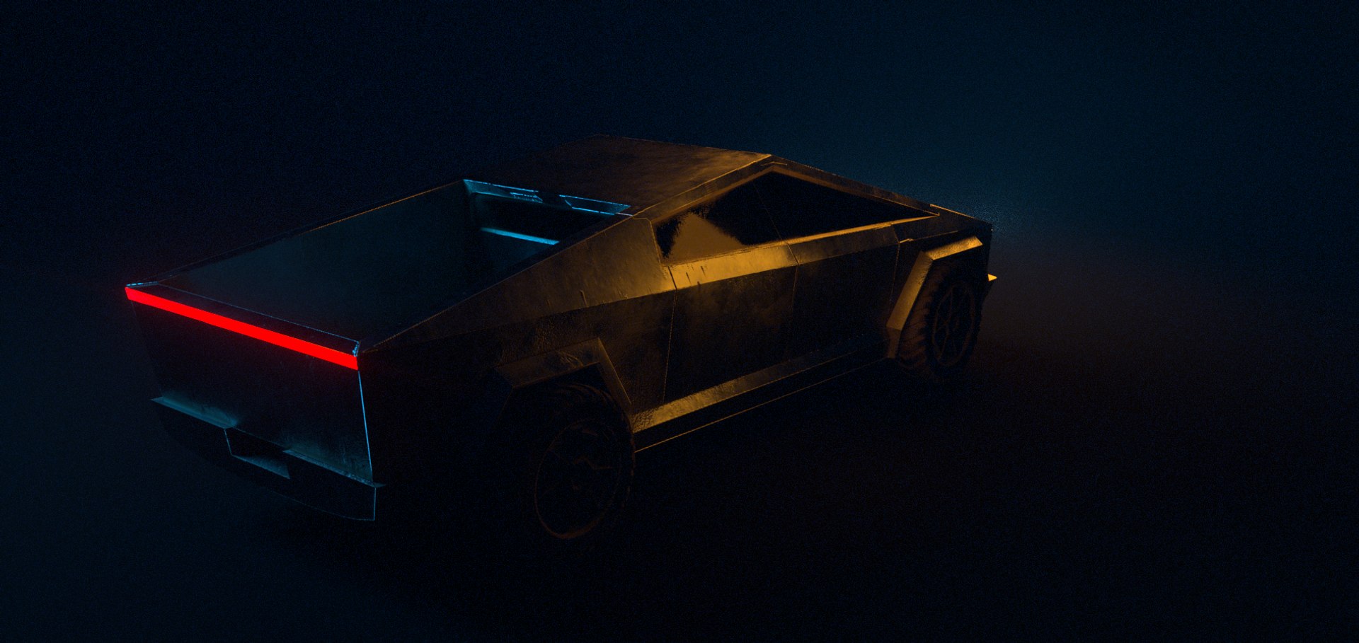 Cyber Punk Tesla Cybertruck 3D Model - TurboSquid 1480629