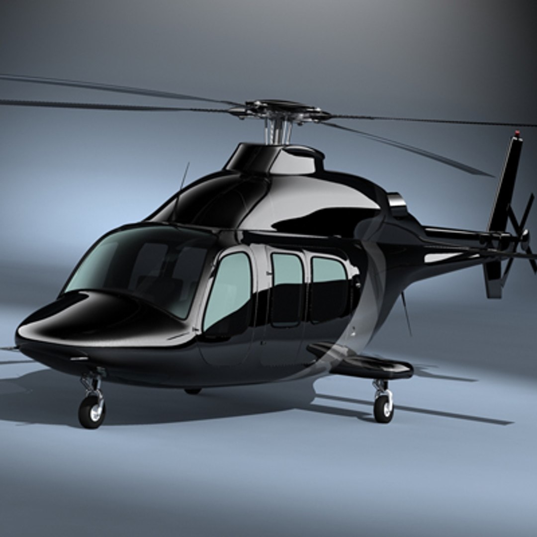 3d executive helicopter model