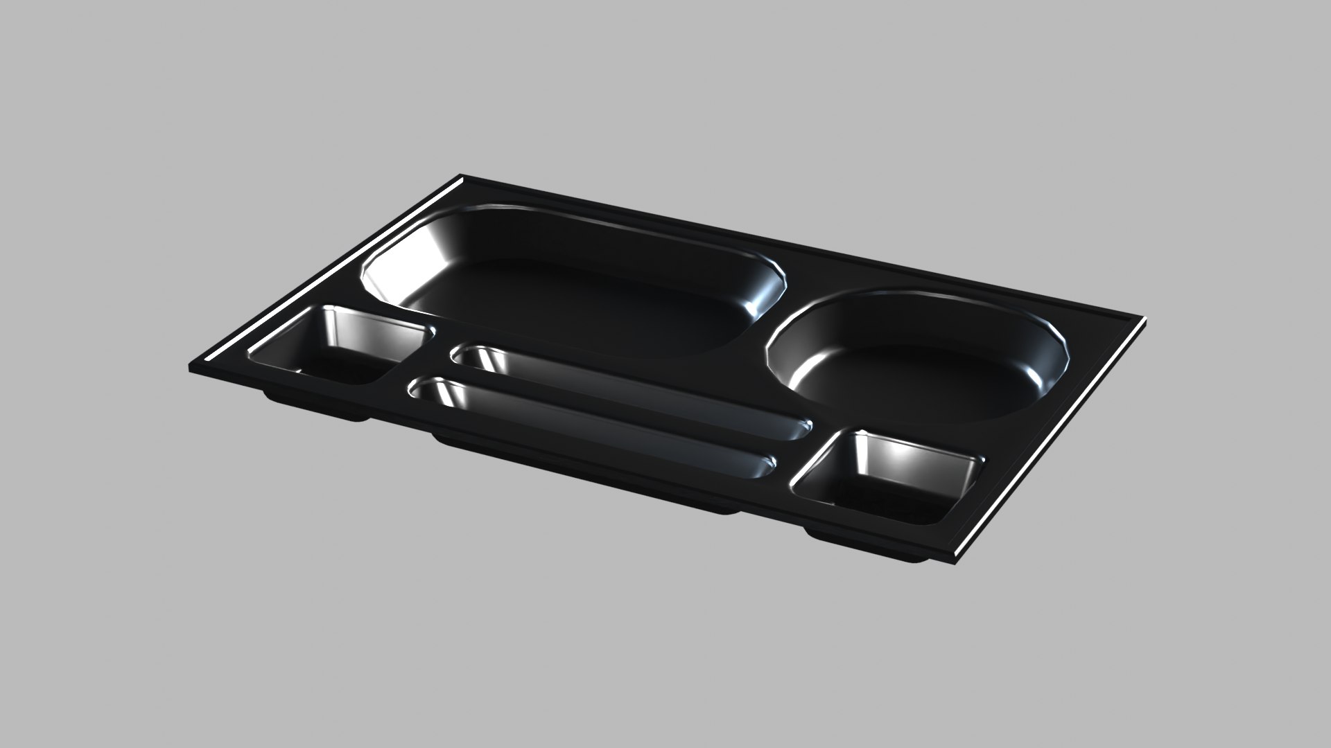 3D Cafeteria Table And Tray Model - TurboSquid 2062864
