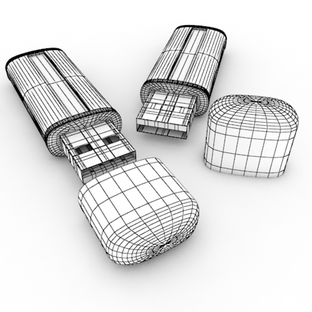 3D usb flash disk - TurboSquid 1296119